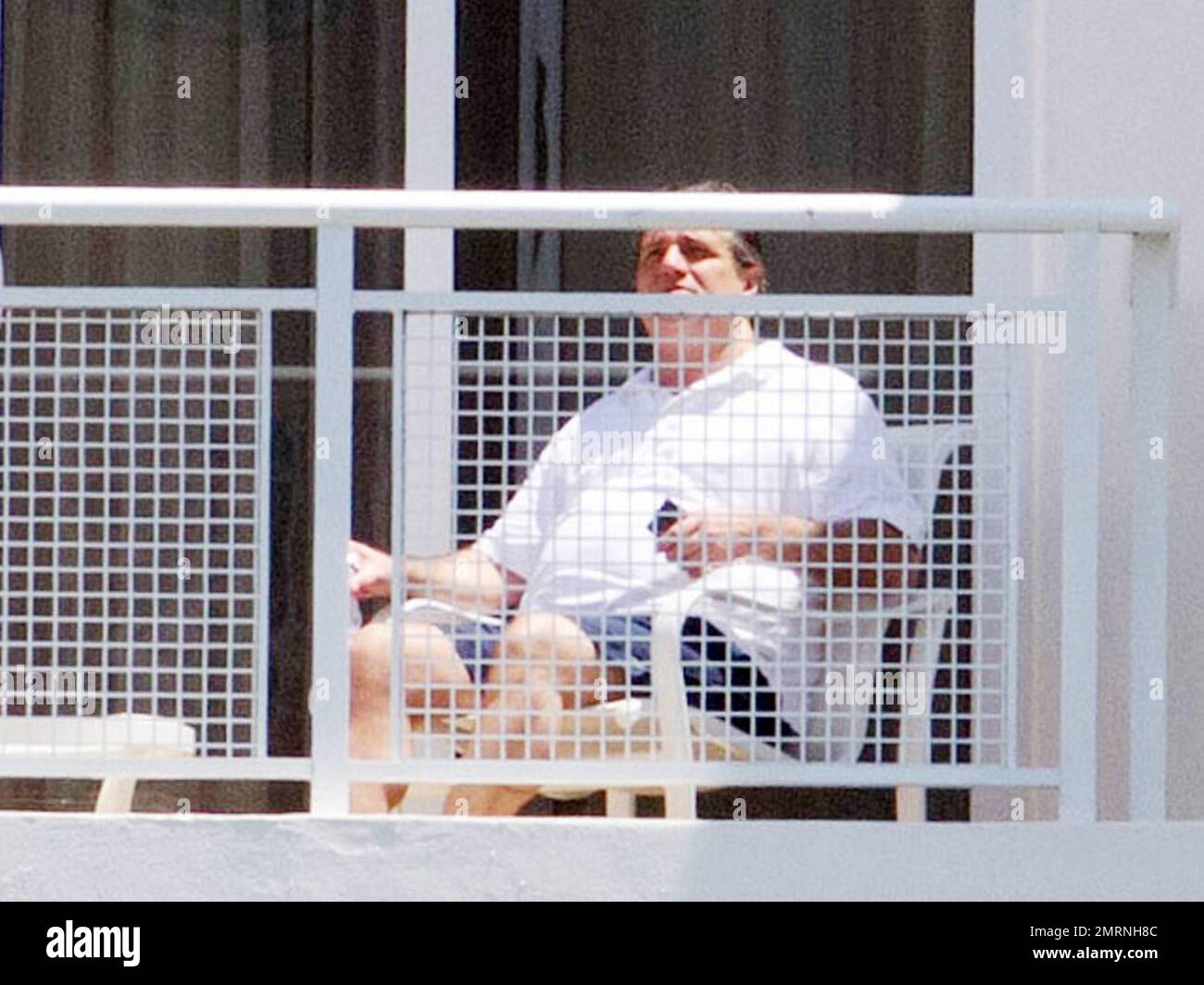 EXCLUSIVE!! Lady Gaga's father Joe Germanotta relaxes on the hotel ...