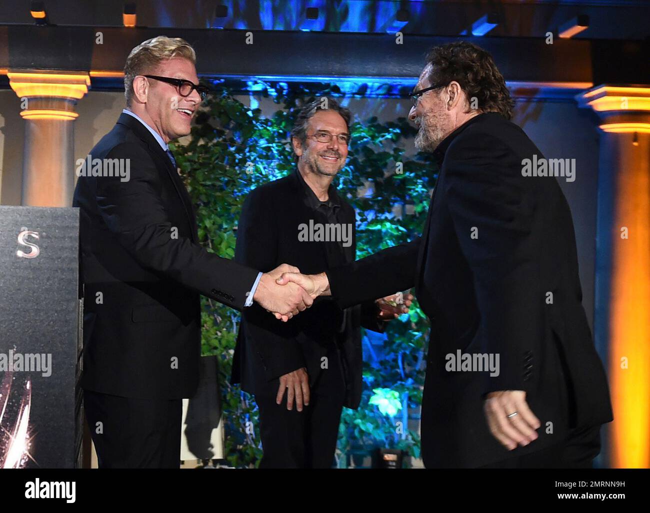 Television Academy's Howard Meltzer, from left, Peter Gold, and Stephen ...