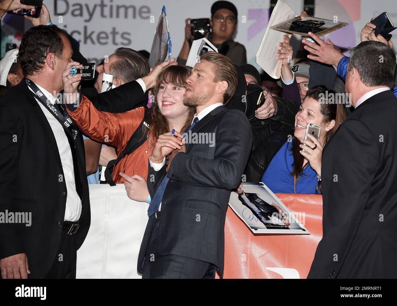Actor Charlie Hunnam attends the world premiere of "Papillon" on day 1 ...