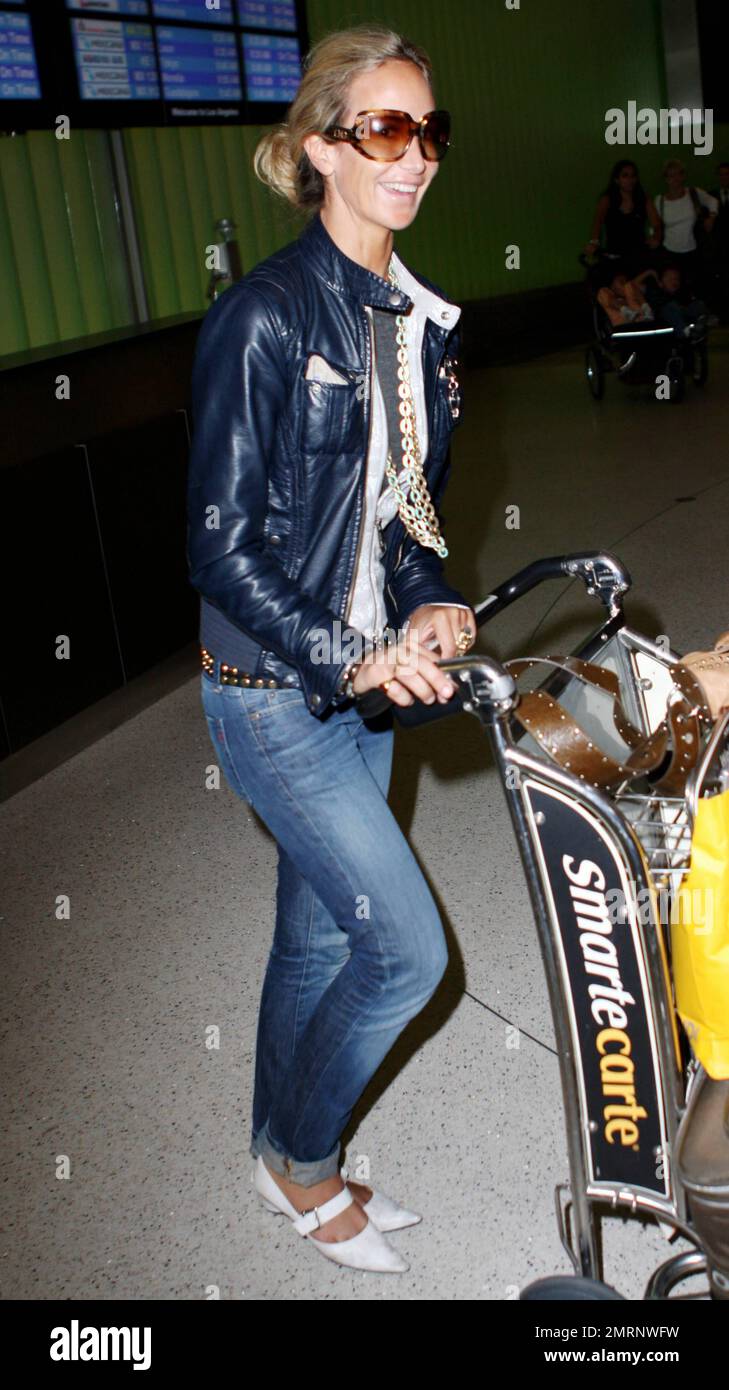 Lady Victoria Hervey keeps her sunglasses on as she arrives at LAX. The ...