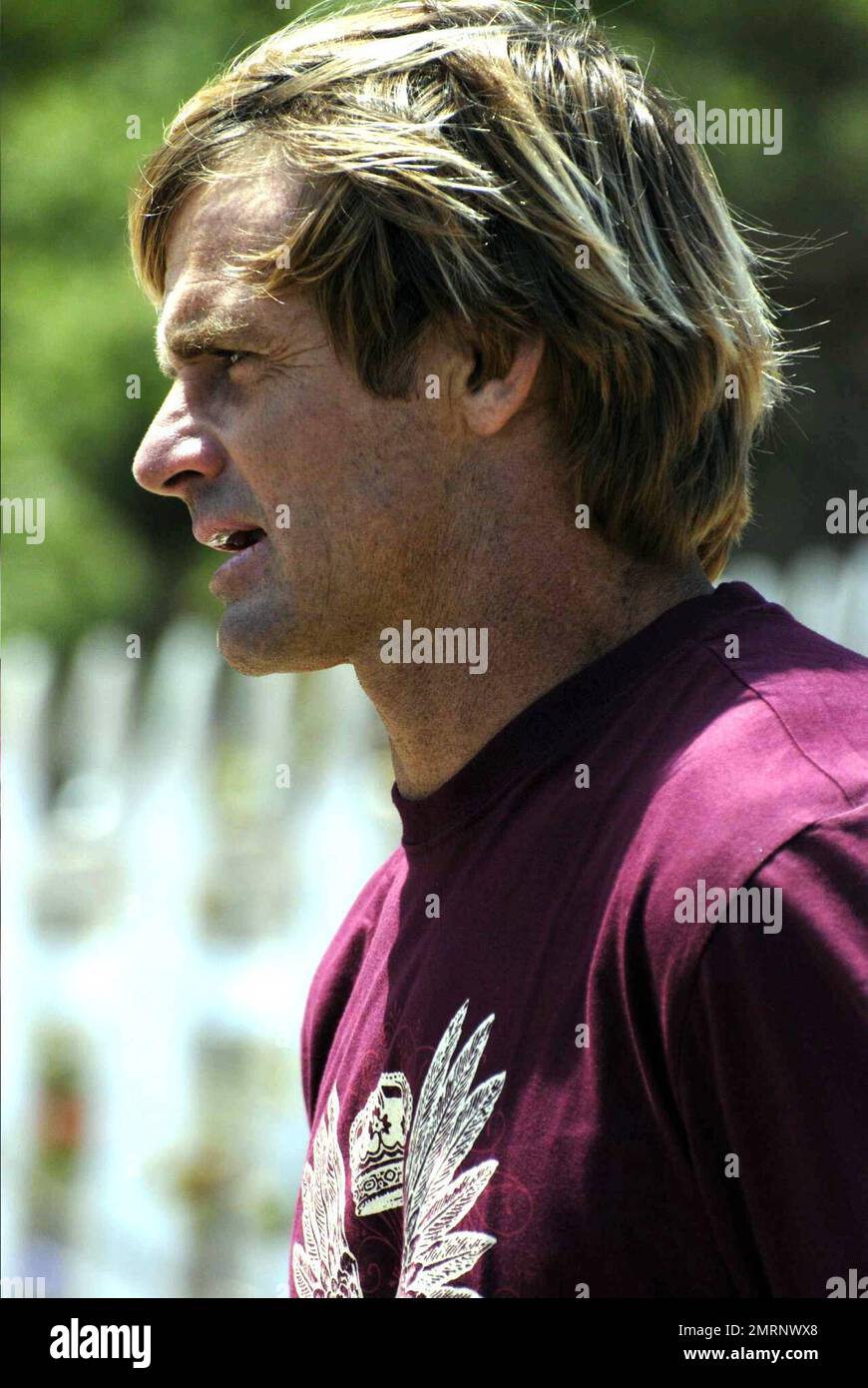 Laird Hamilton, the world's greatest big wave surfer arrives in style ...