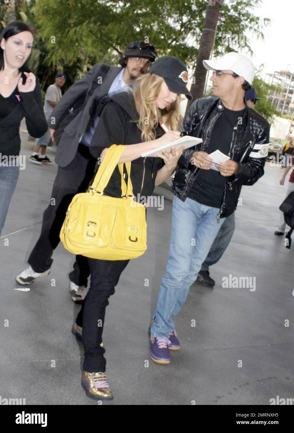 Fergie arrives for the Lakers vs. Celtics NBA Finals game three at the ...