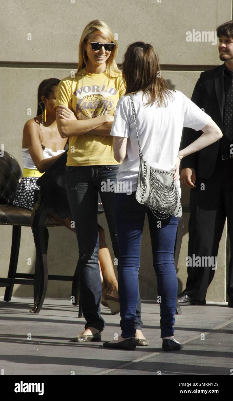 Stacy Kiebler at game two of the NBA Finals between the LA Lakers and ...