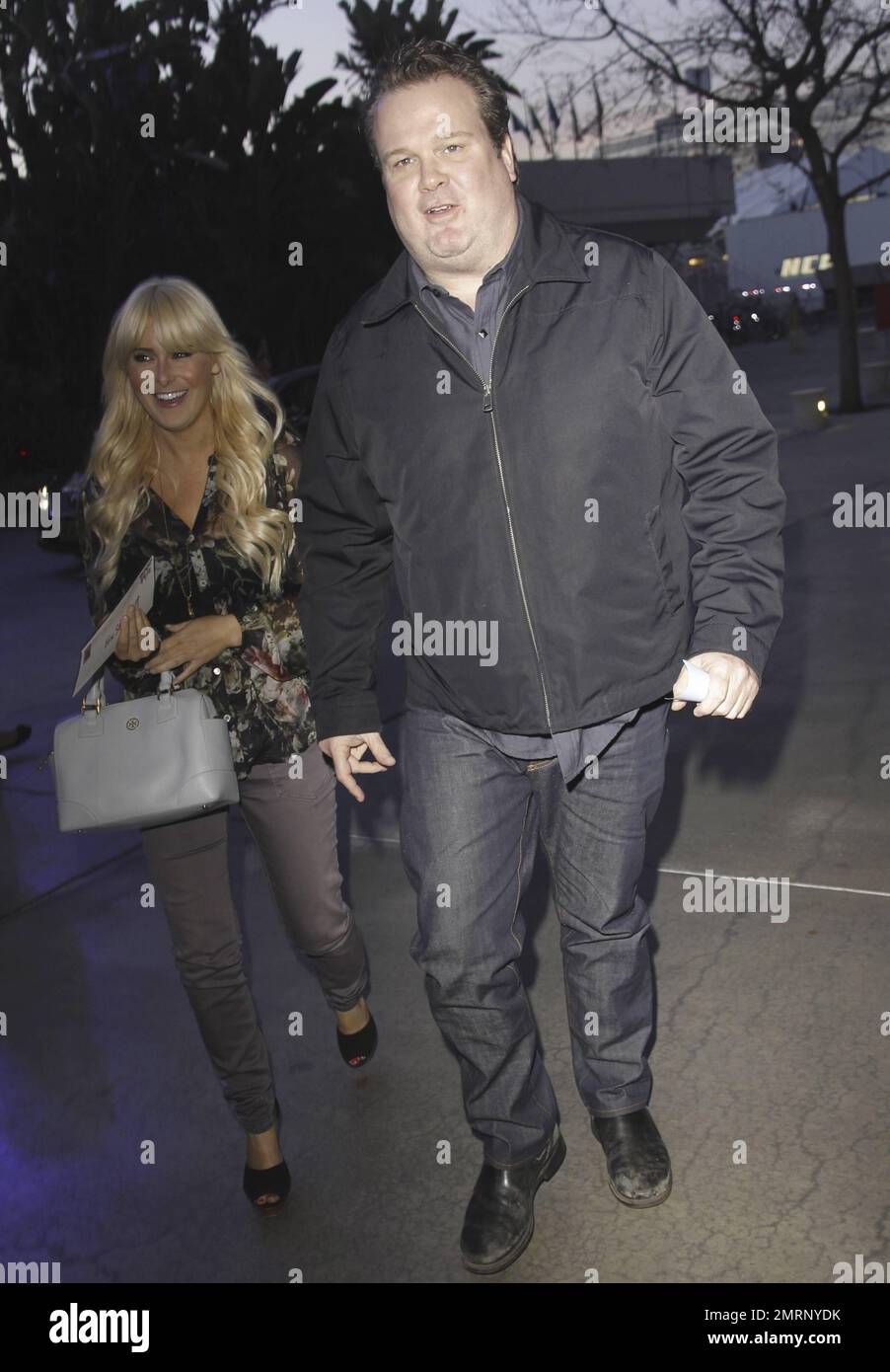 Eric Stonestreet arrives for the LA Lakers vs. LA Clippers game at the ...