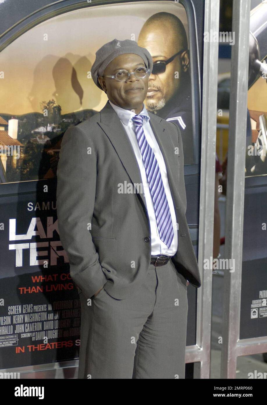 Samuel L. Jackson attends the premiere of "Lakeview Terrace" at the ...