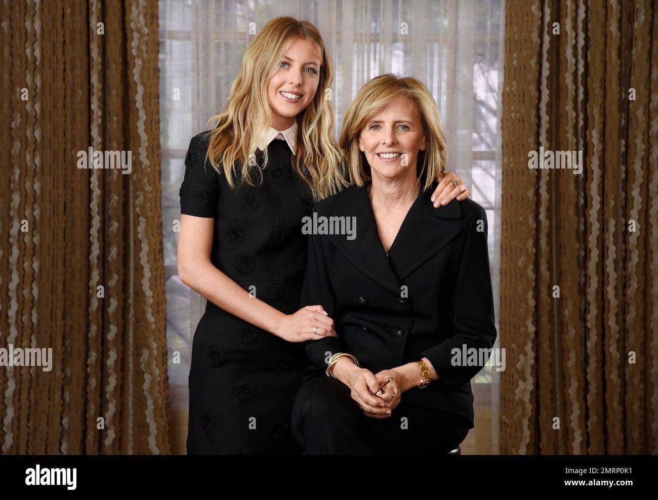 In this Aug. 24, 2017 photo, Hallie Meyers-Shyer, left, writer/director ...
