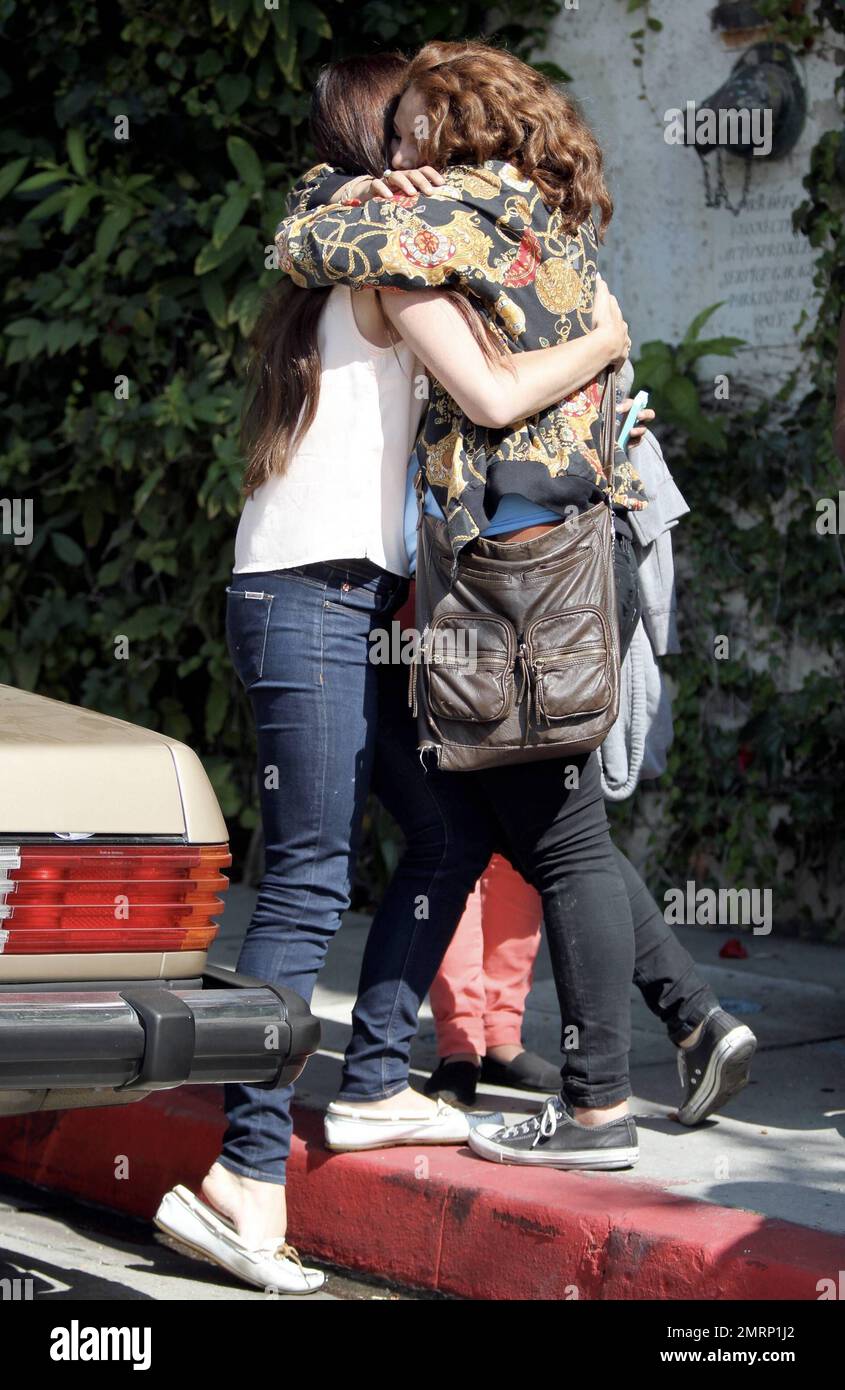 Singer Lana Del Rey greets fans outside the Chateau Marmont. The 26 ...
