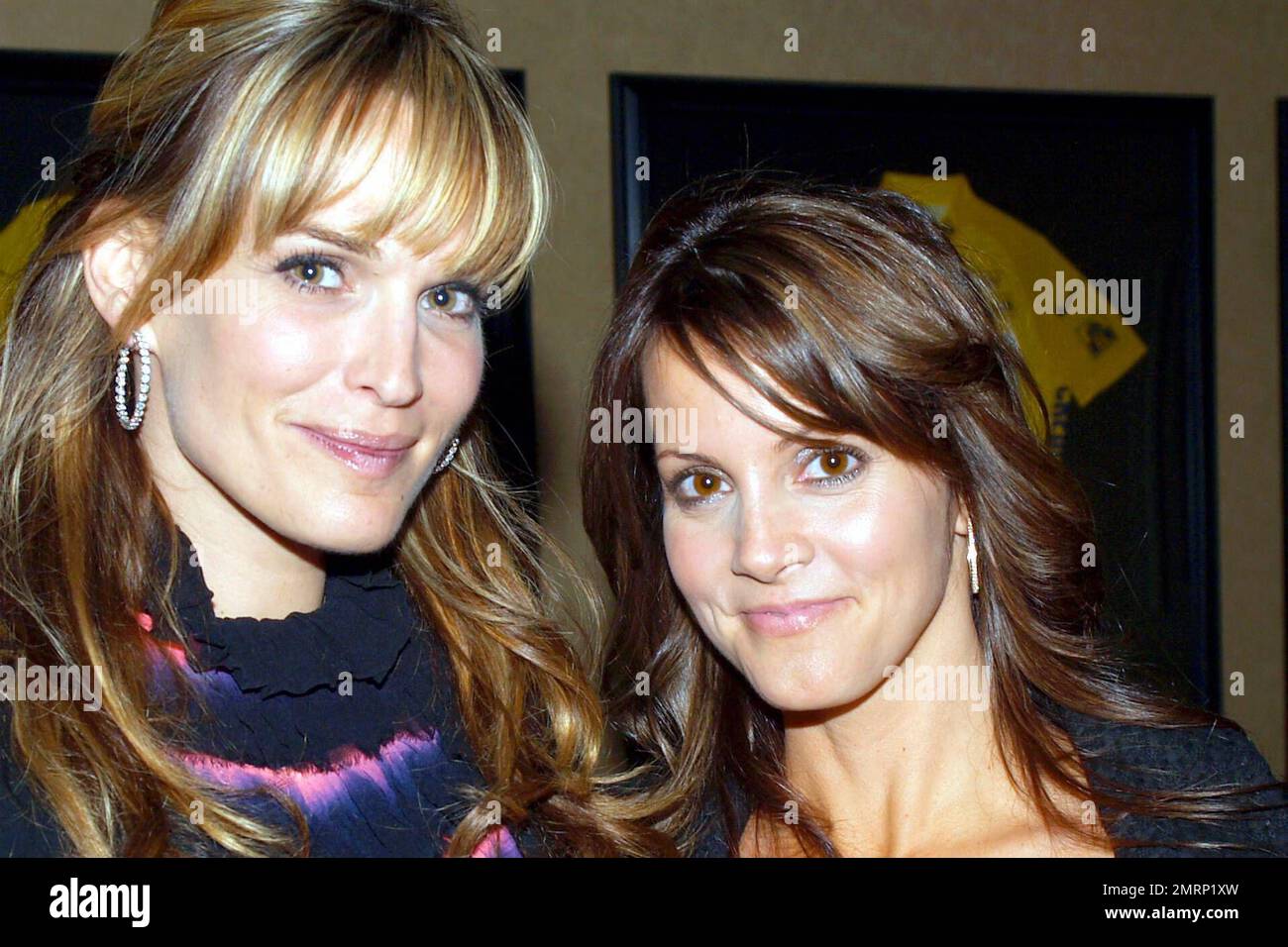 Molly Sims and gal pal Michelle Lokey attend a pre-party hosted by ...