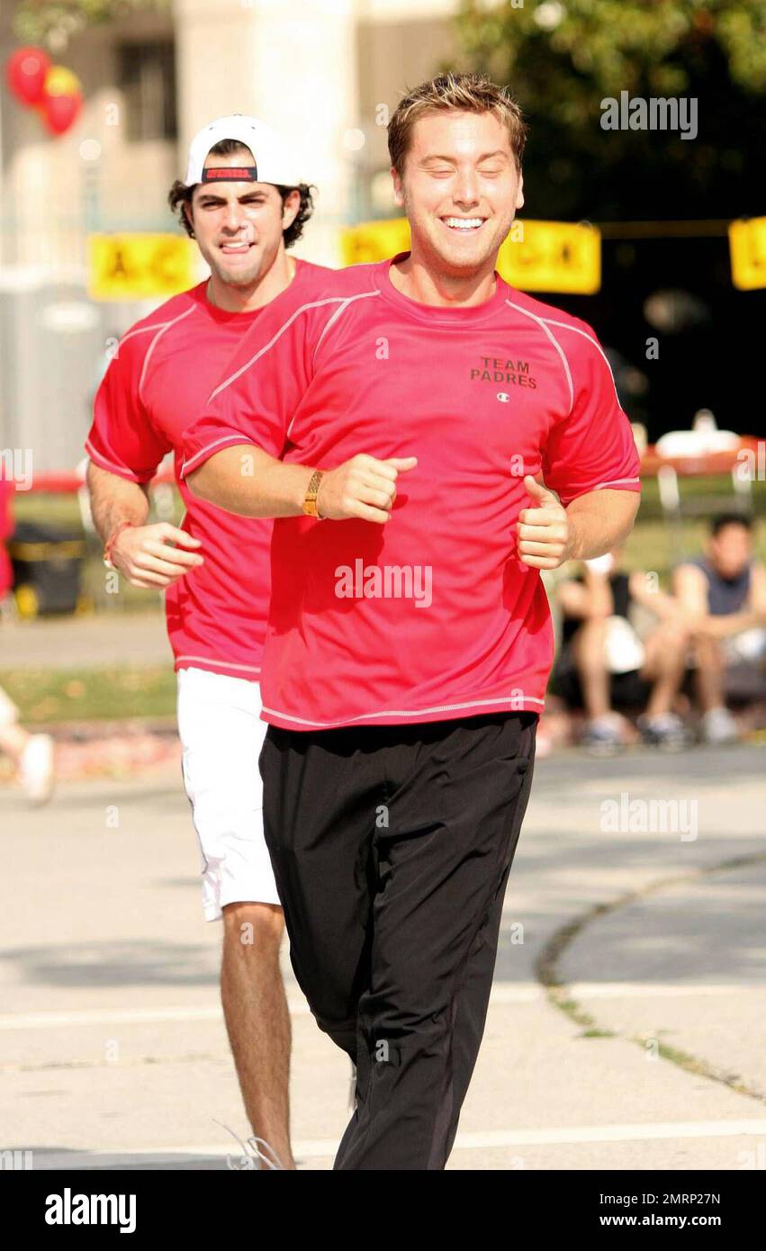 Lance Bass participates in the "Inaugural Stand for Hope! 5K Charity ...