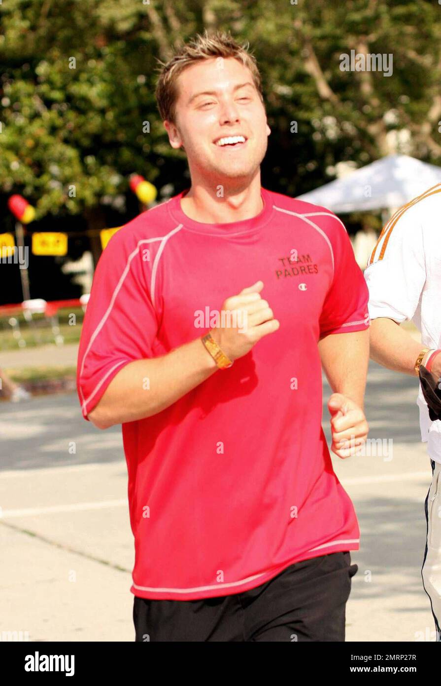 Lance Bass participates in the "Inaugural Stand for Hope! 5K Charity ...