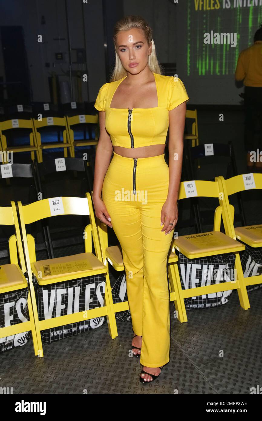 Influencer Stassie Baby attends the VFILES Runway Show at the Barclays ...