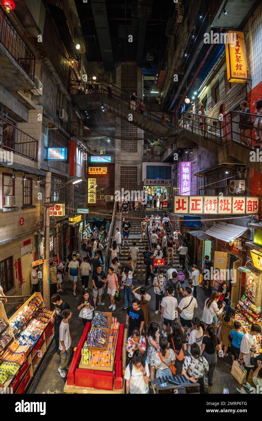 Web celebrity clock in changsha and friends Stock Photo - Alamy
