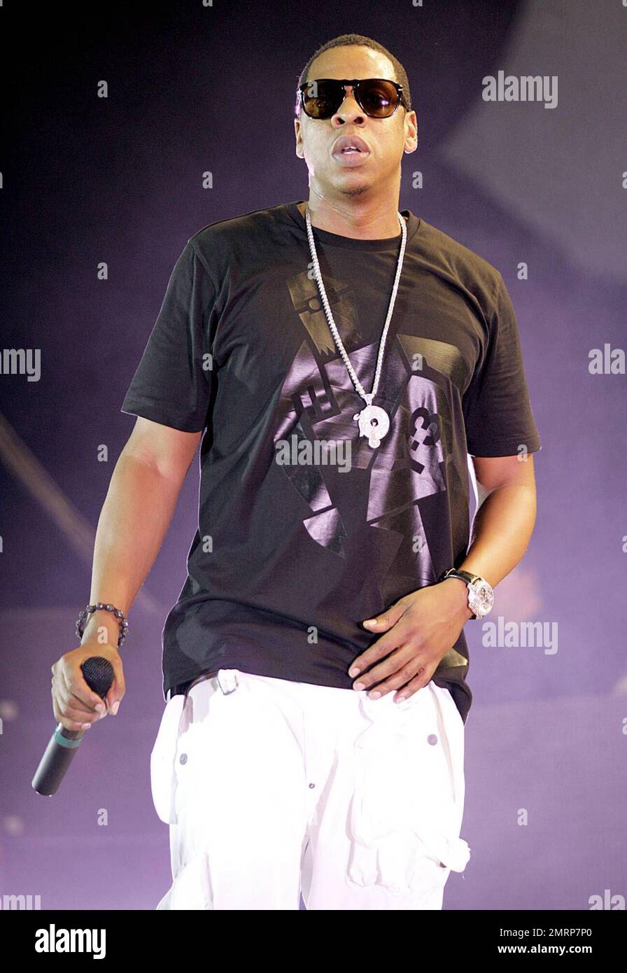 Jay-Z performs during the "Last Chance for Change" voter registration ...