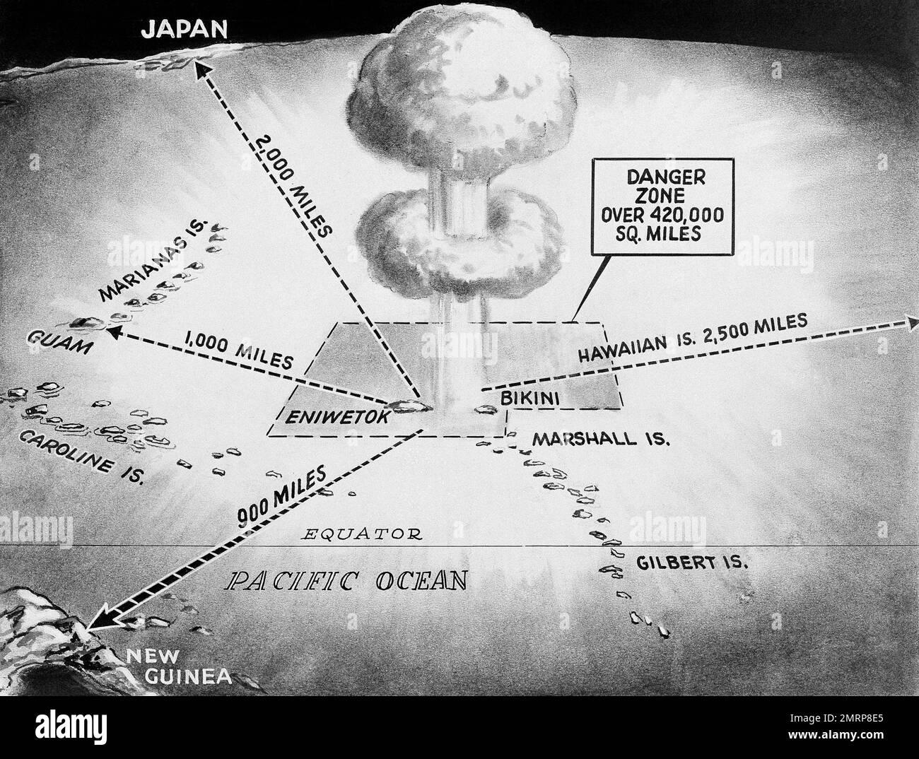 FILE - This April 27, 1956, file photo shows the area in which the ...