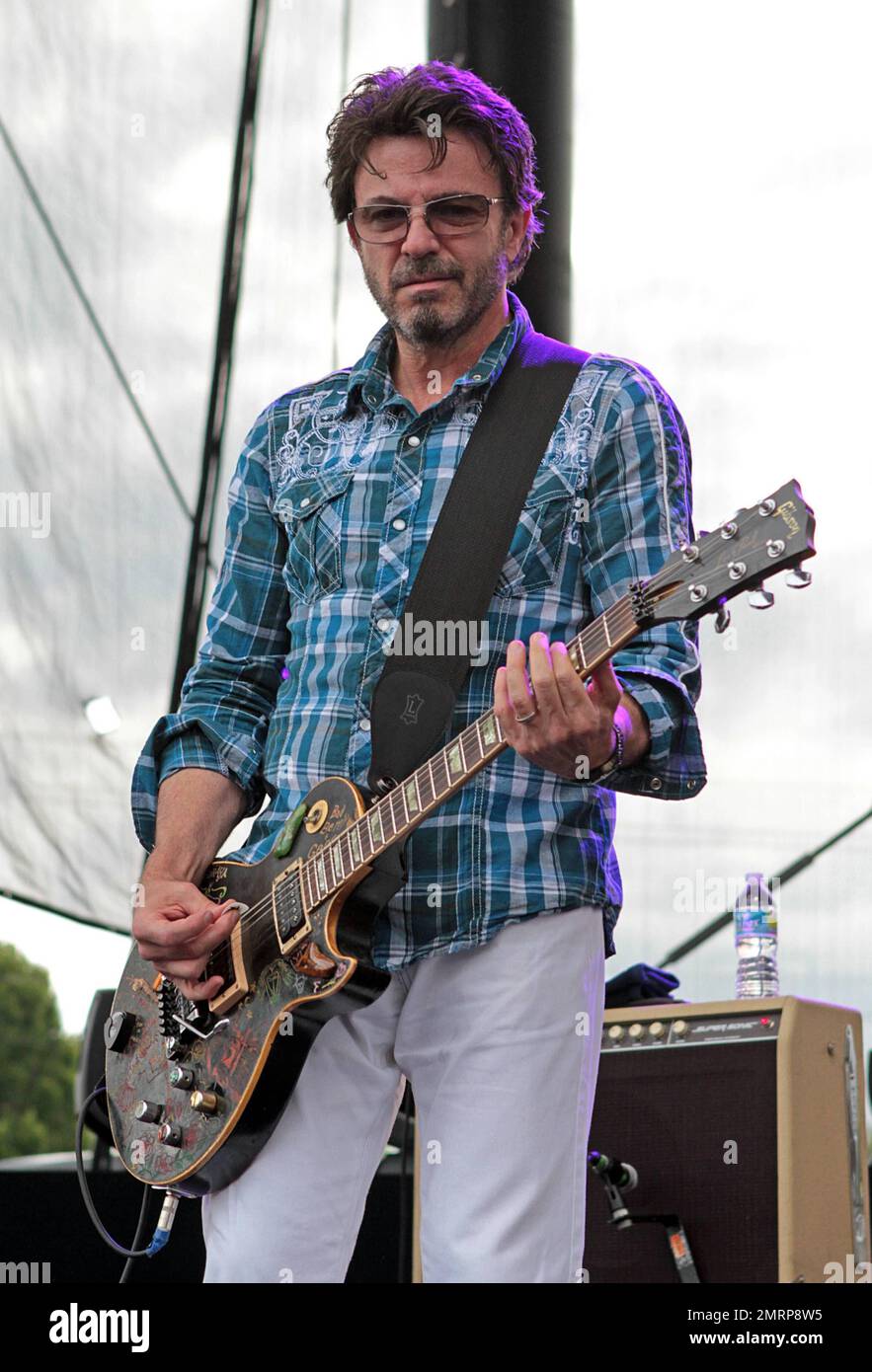 Johnny Hickman of 'Cracker' performs live in concert as part of the ...