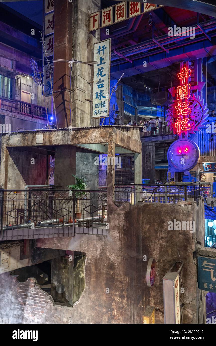 Web celebrity clock in changsha and friends Stock Photo - Alamy