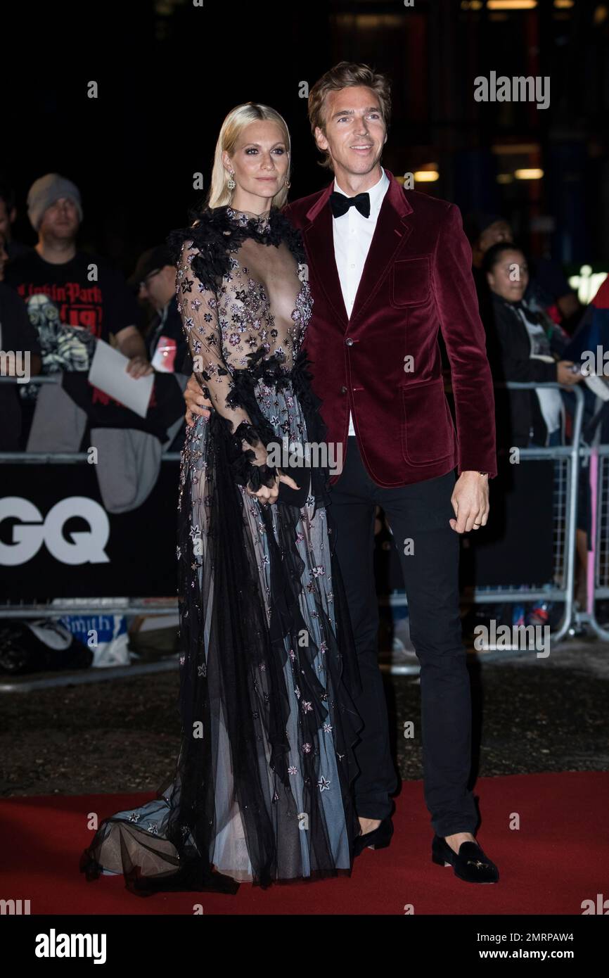 Poppy Delevingne and James Cook pose for photographers upon arrival at ...