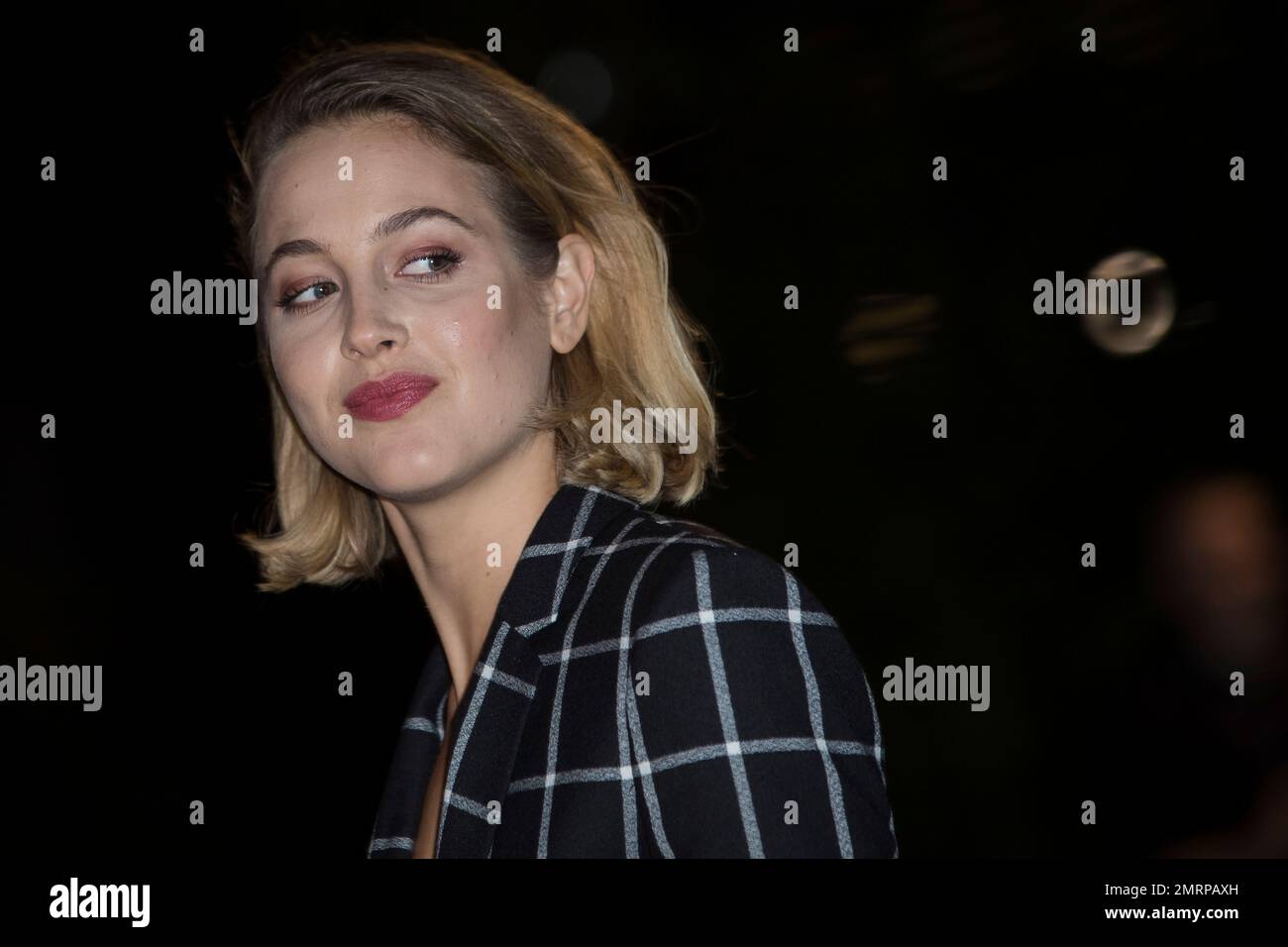 Tess Ward poses for photographers upon arrival at the GQ's Men of The ...