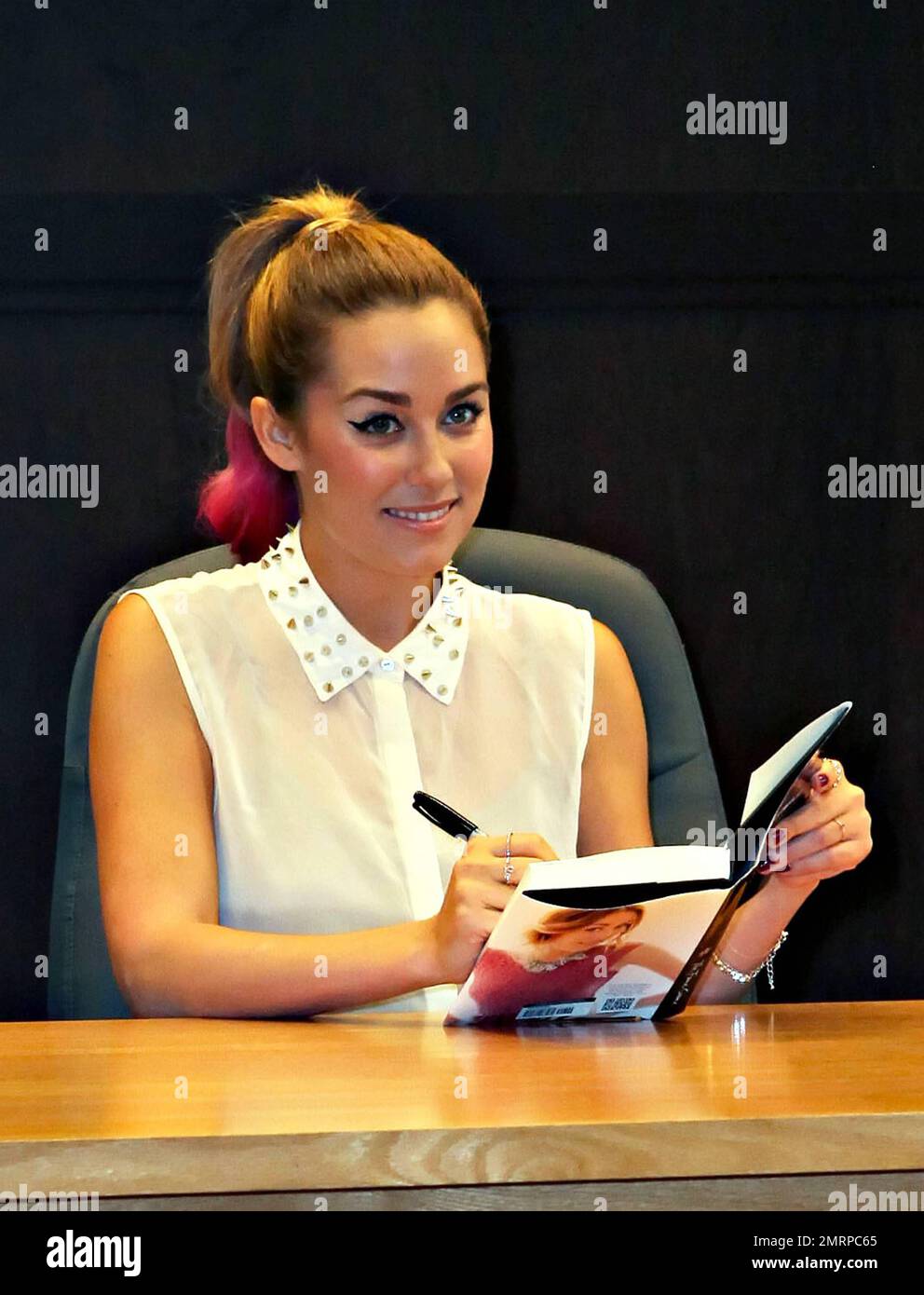 Reality star and author Lauren Conrad signs copies of her new book "The ...