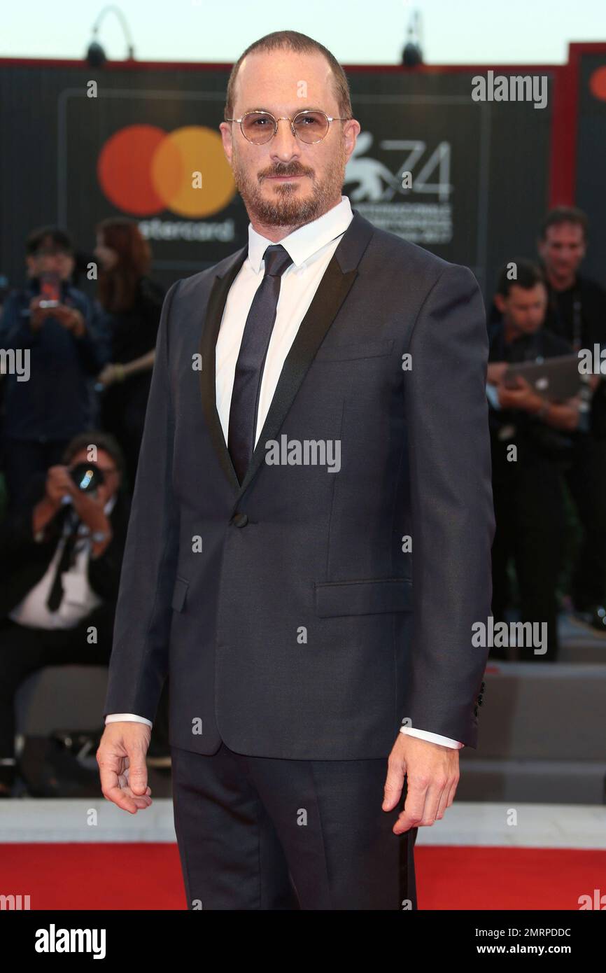 Director Darren Aronofsky poses for photographers at the premiere of ...