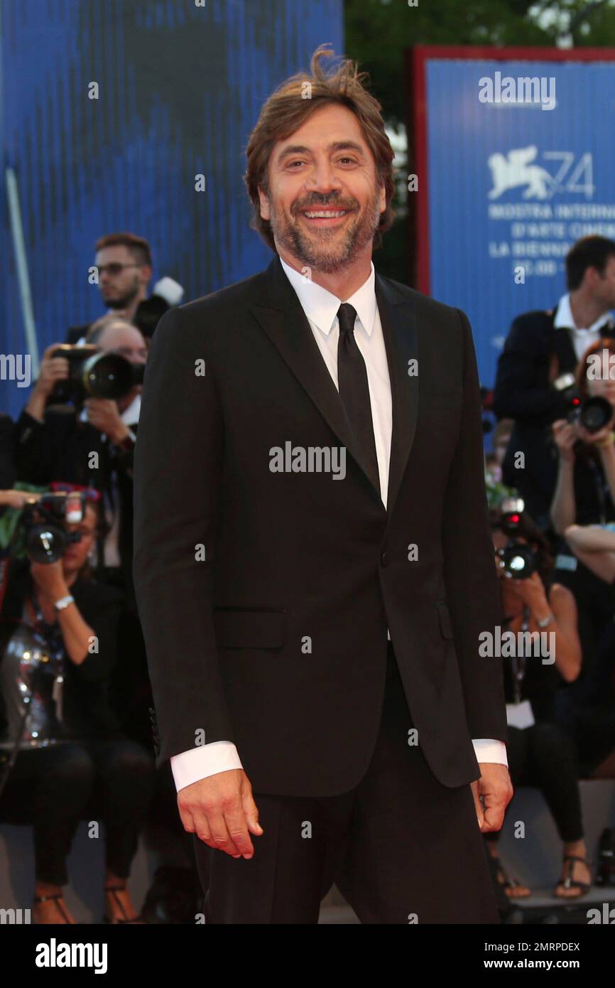 Actor Javier Bardem poses for photographers at the premiere of the film ...