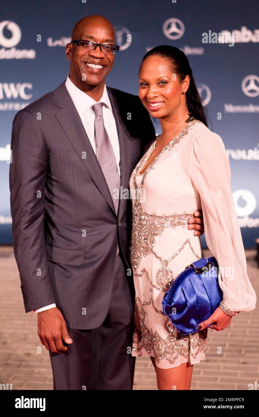 Edwin Moses arrives to the Laureus World Sports Awards held at Emirates ...