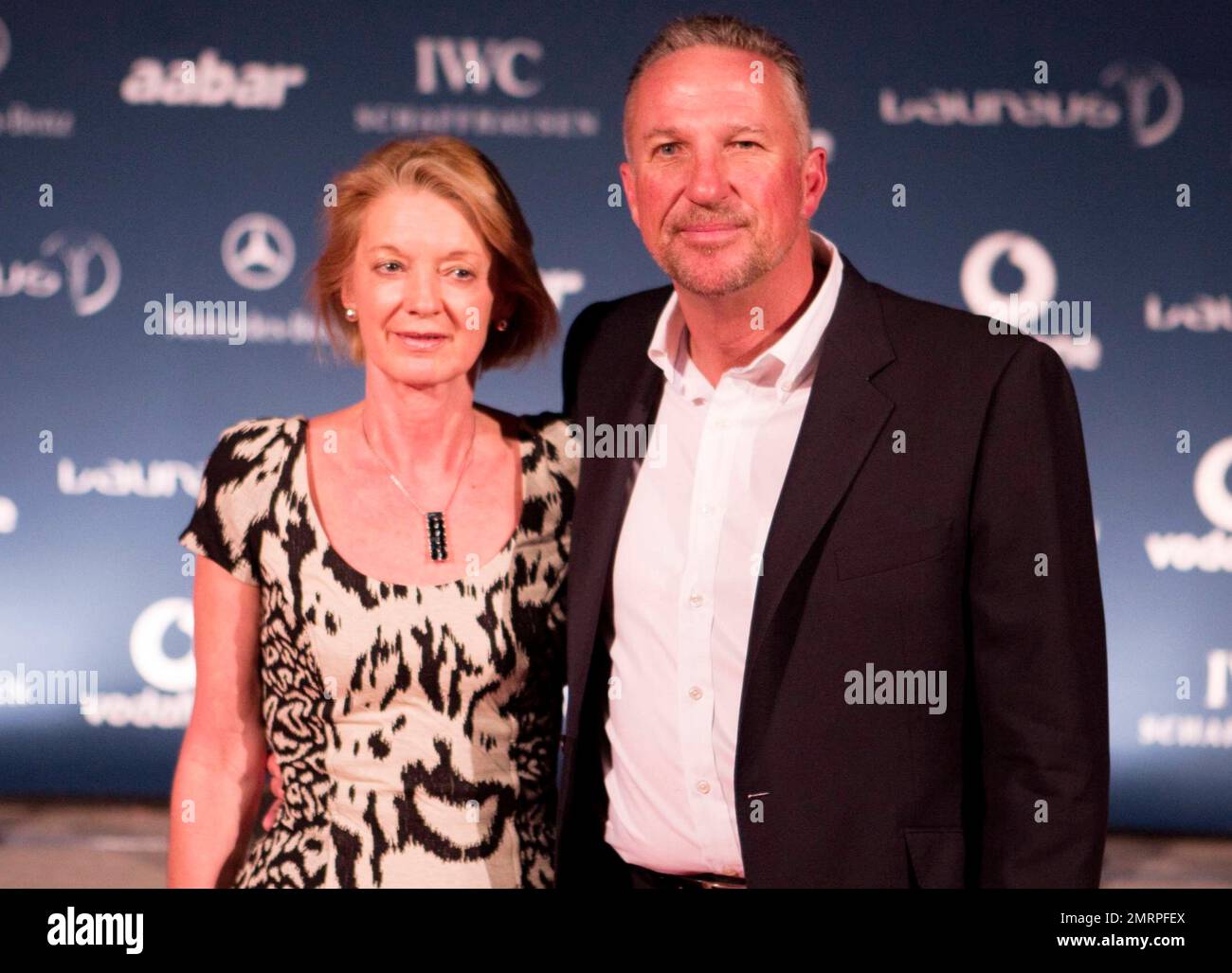 Ian Botham and wife Kathy arrive to the Laureus World Sports Awards ...