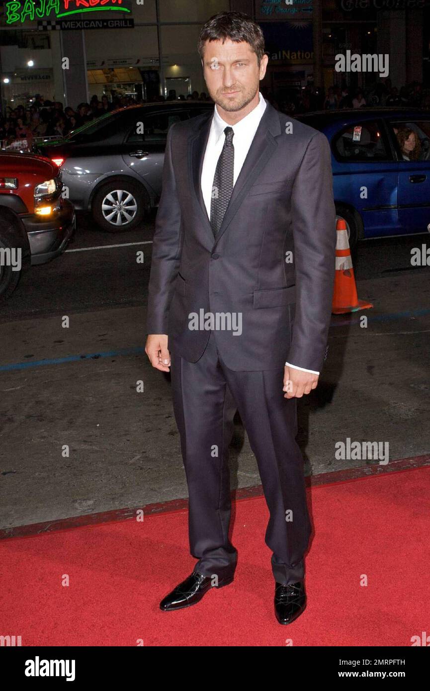 Gerard Butler at the premiere of Law Abiding Citizen at the Grauman's ...