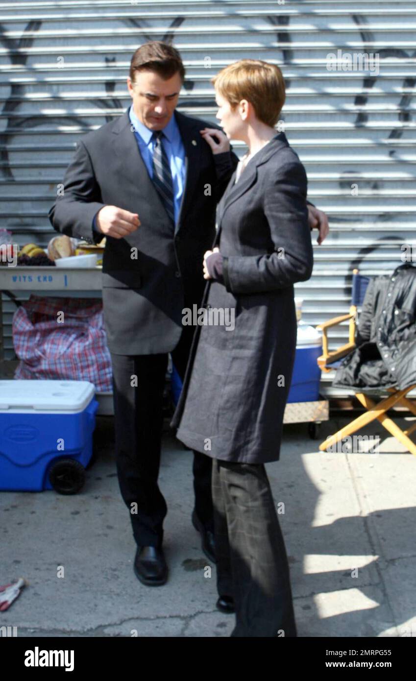 Exclusive!! The cast of "Law and Order: Criminal Intent" shoot in ...