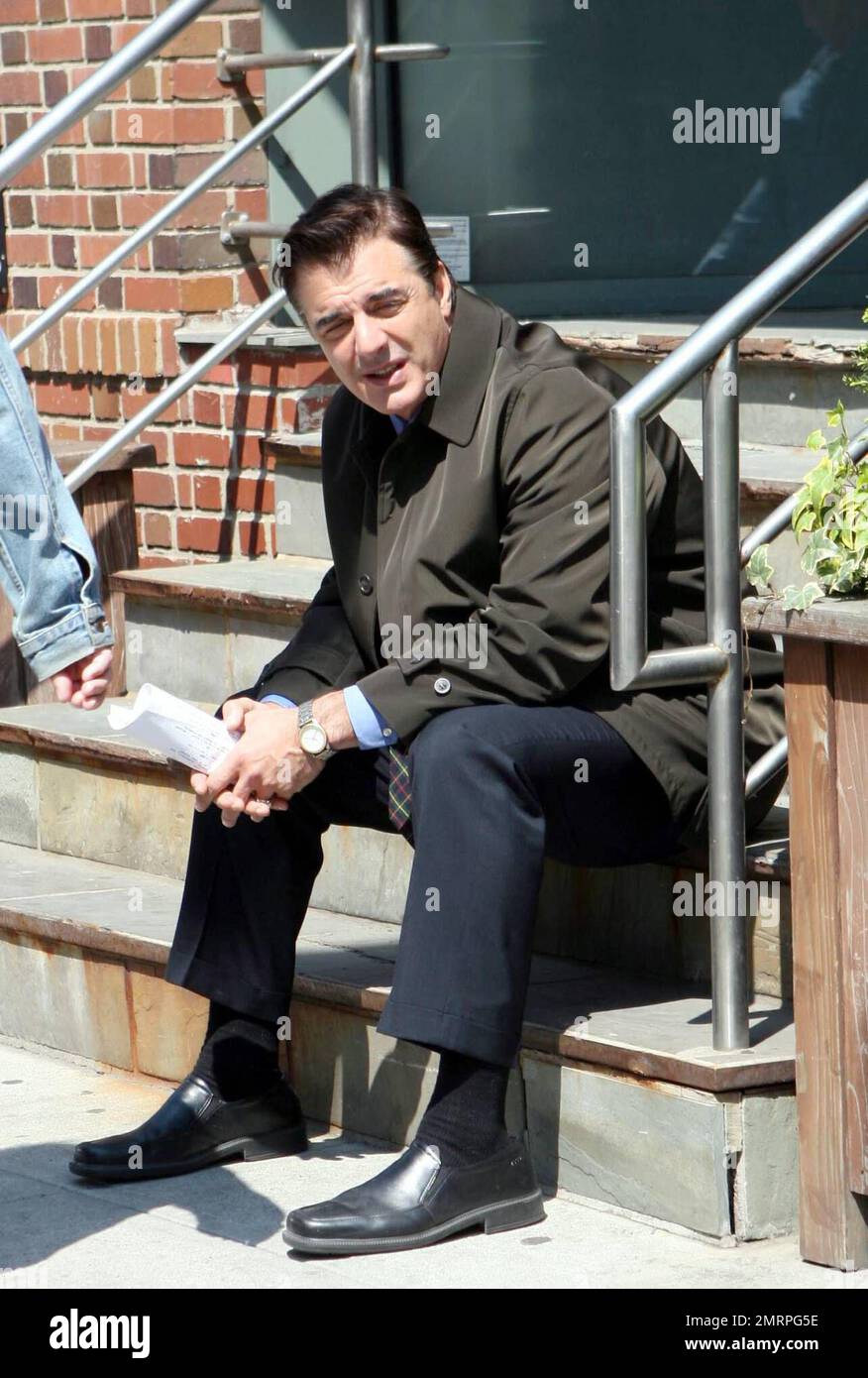 Exclusive!! The cast of "Law and Order: Criminal Intent" shoot in ...