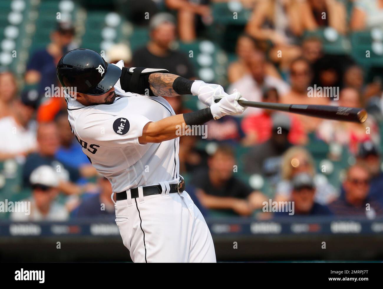 Detroit Tigers' Nicholas Castellanos hits a three-run home run against ...