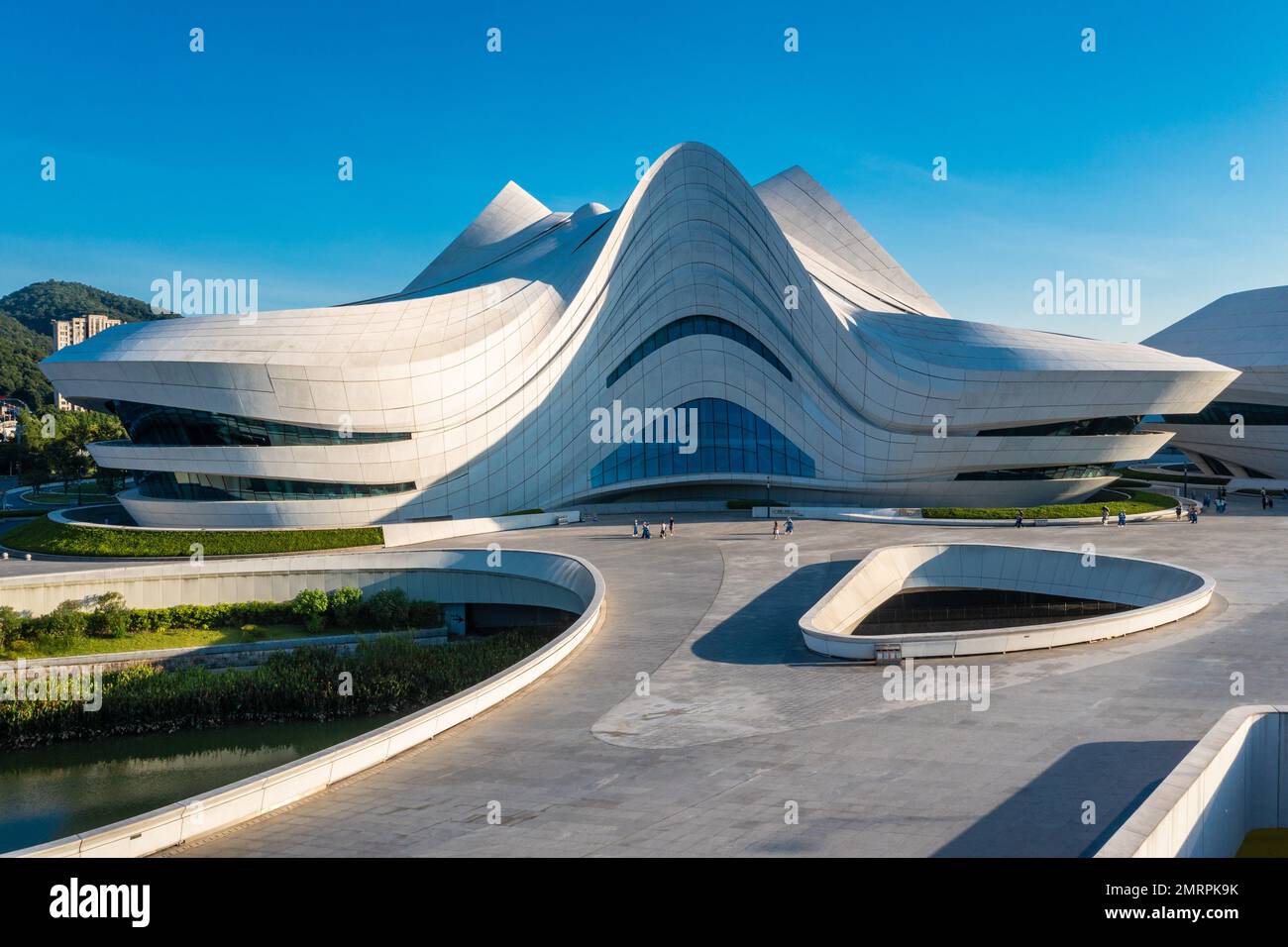 Aerial mei sihu international culture and art center and mei sihu grand ...