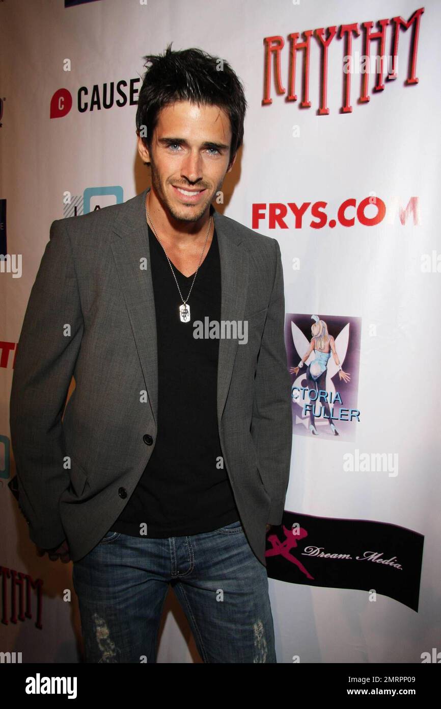 Brandon Beemer attends Leather Meets Lace II at the Playboy Mansion ...
