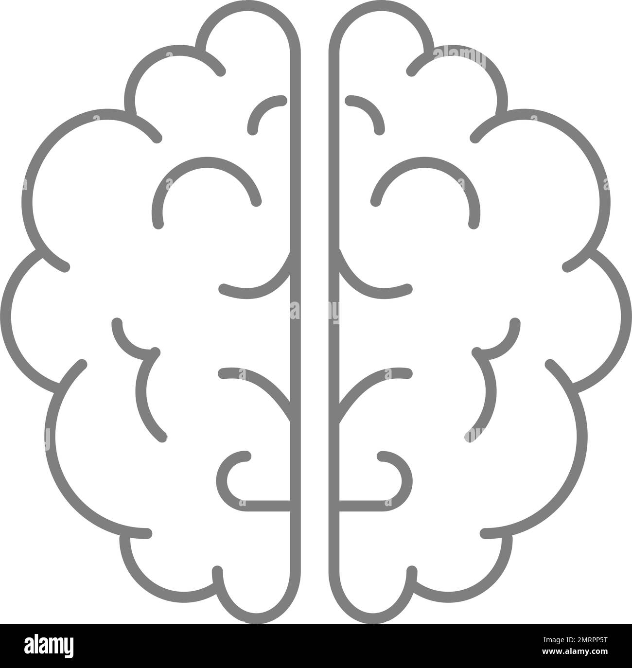 Brain Outline Page Coloring Pages