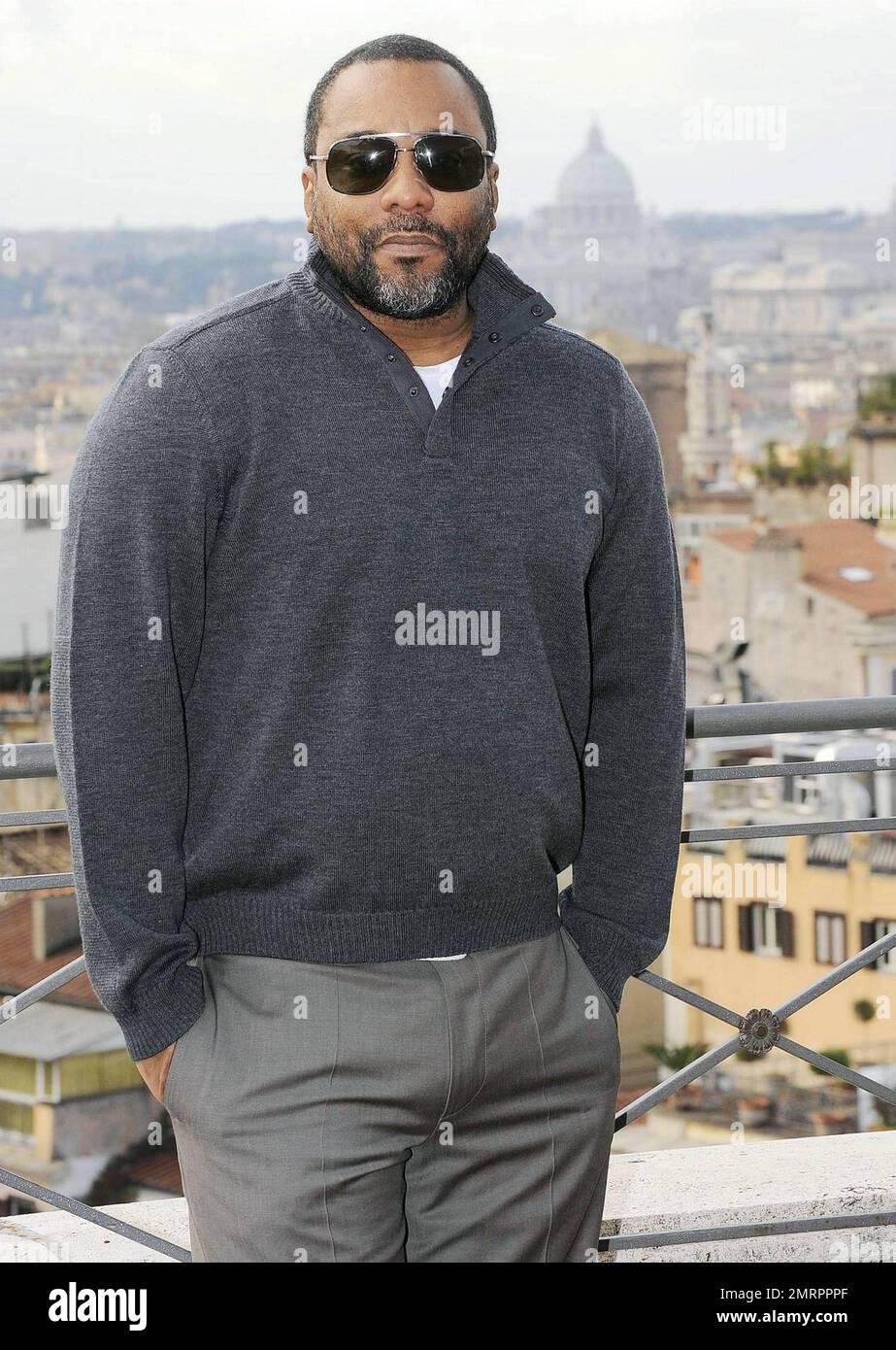Producer and director Lee Daniels poses on the roof garden of Bernini ...