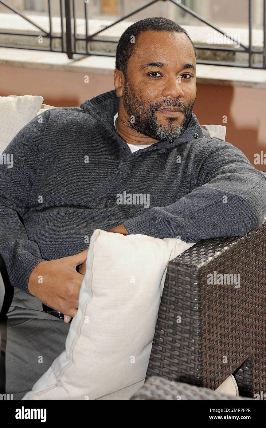 Producer and director Lee Daniels poses on the roof garden of Bernini ...