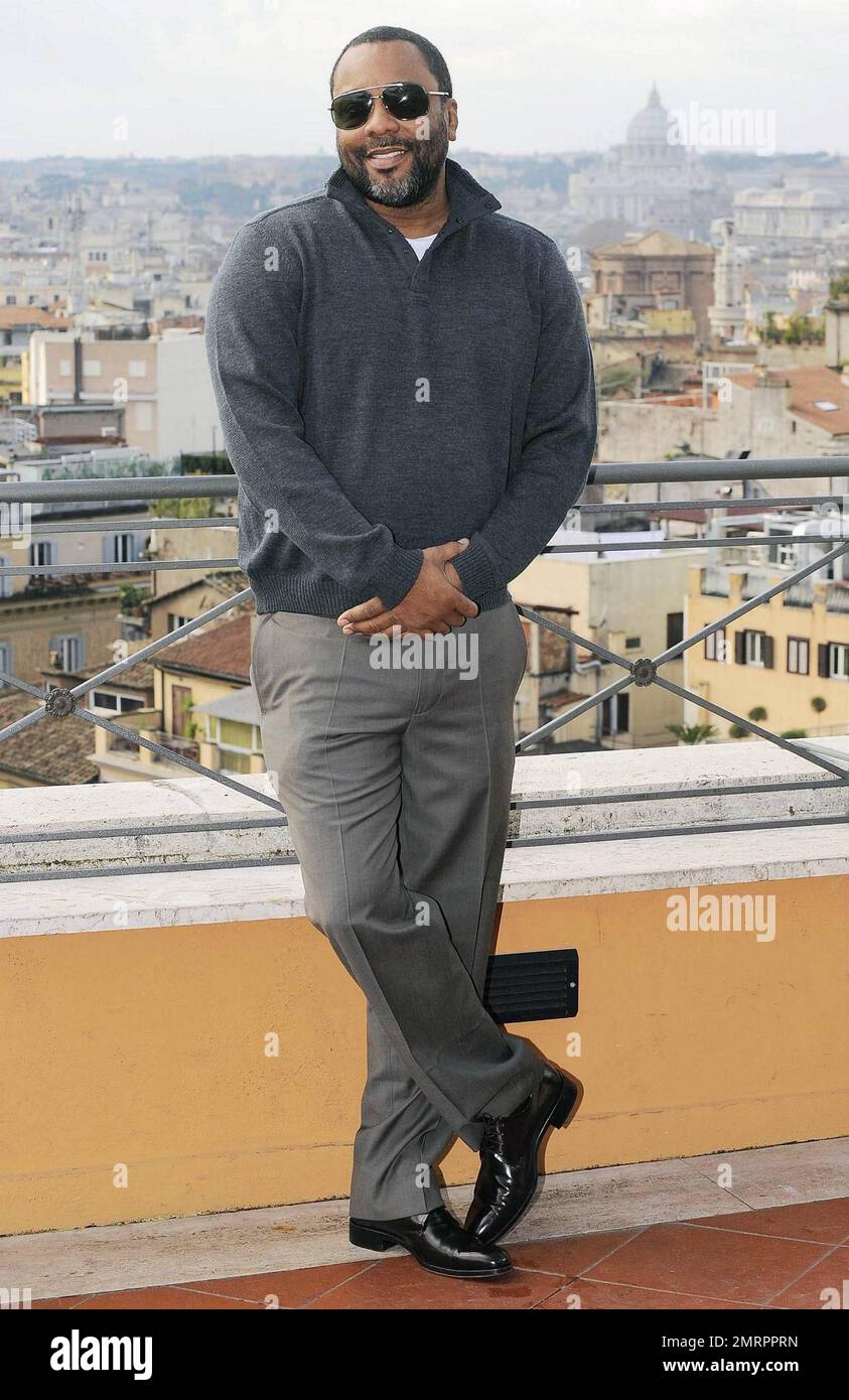 Producer and director Lee Daniels poses on the roof garden of Bernini ...
