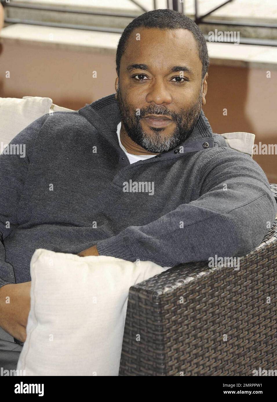 Producer and director Lee Daniels poses on the roof garden of Bernini ...