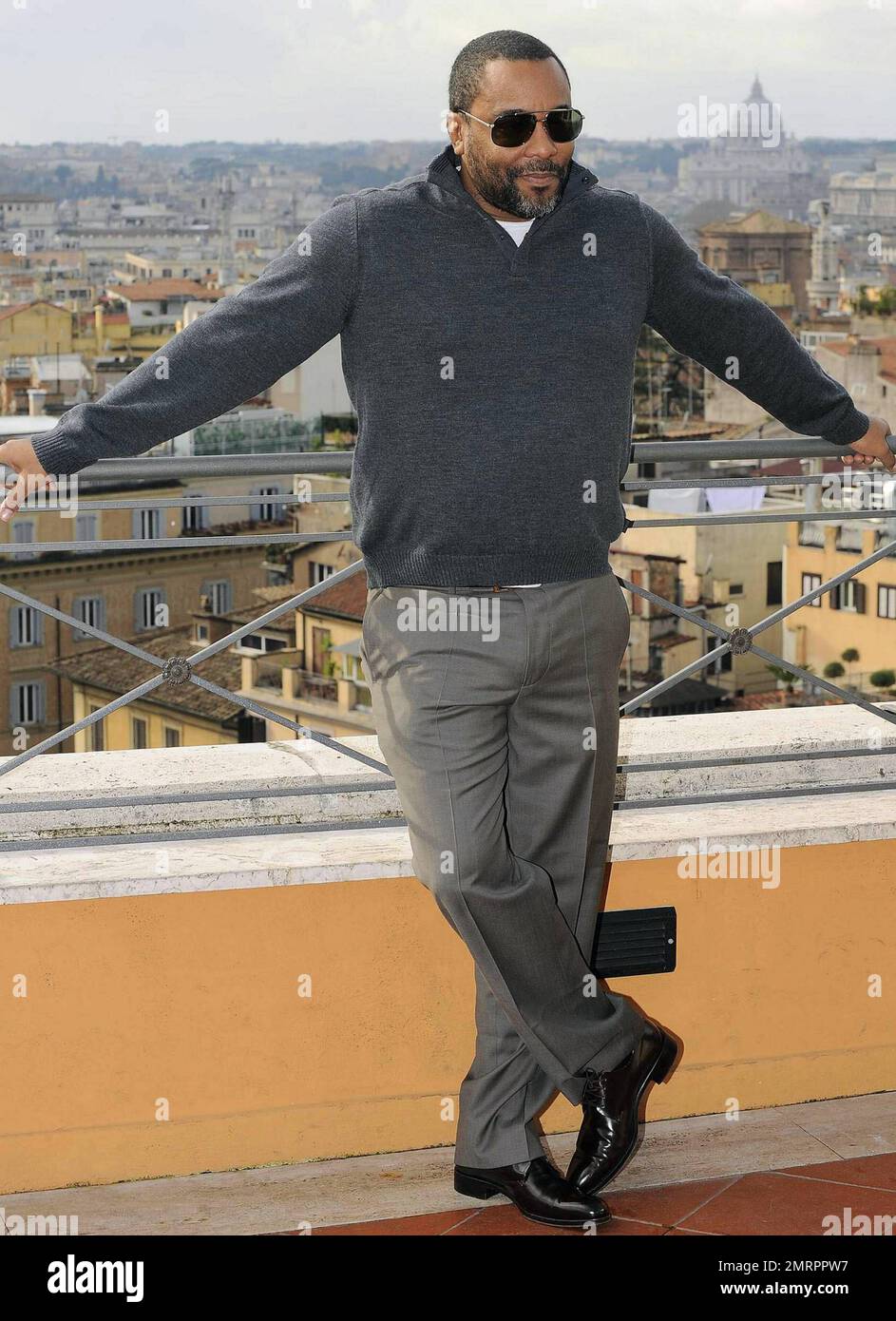 Producer and director Lee Daniels poses on the roof garden of Bernini ...