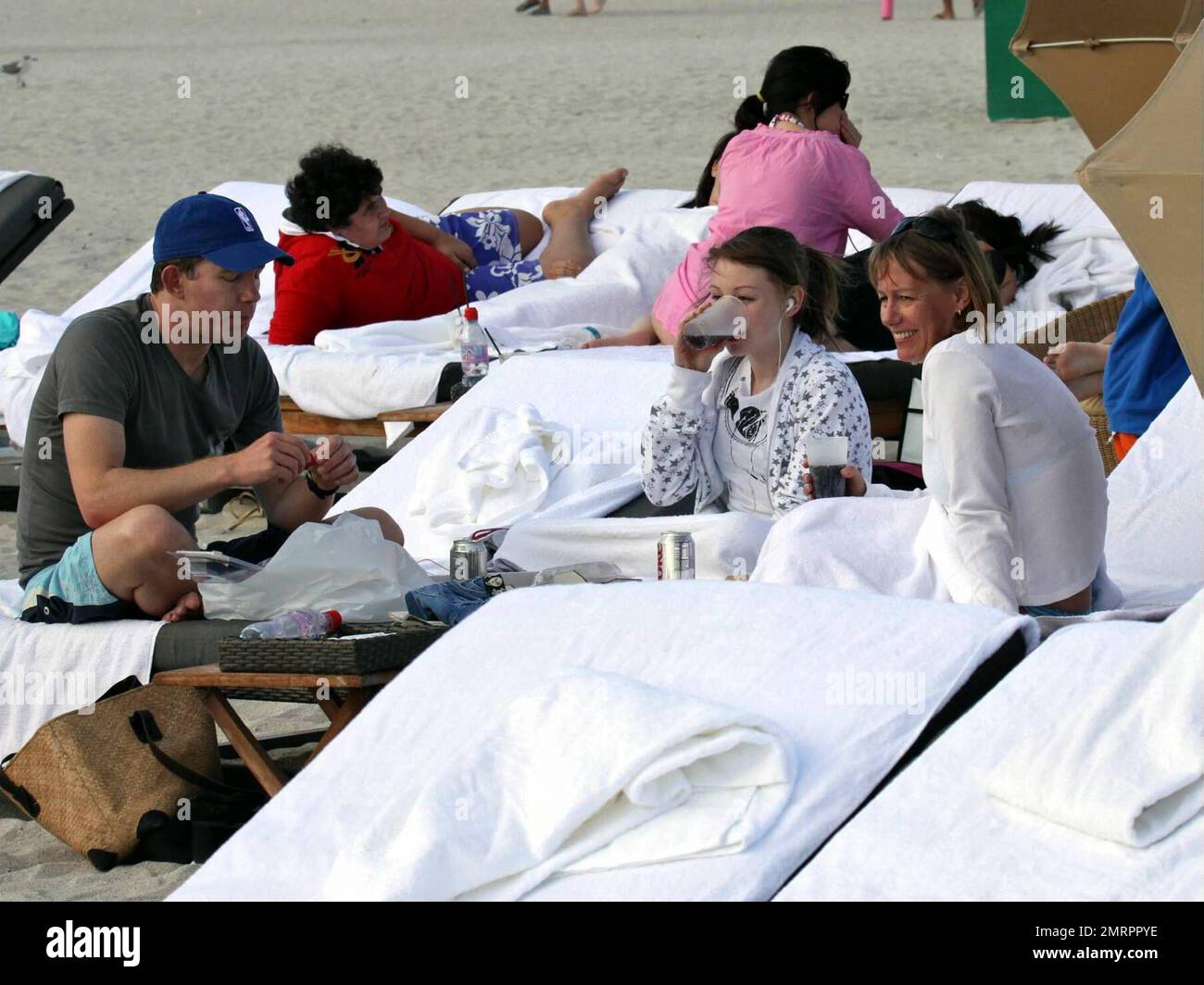 Actor and comedian Lee Evans enjoys the New Year's holiday on the beach ...