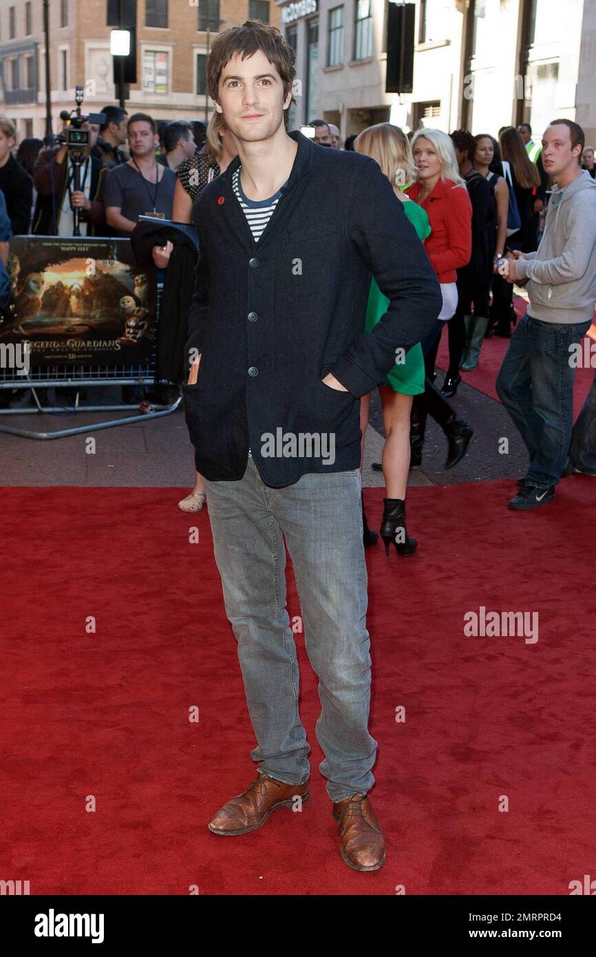 Jim Sturgess poses for photographers on the red carpet at the UK ...