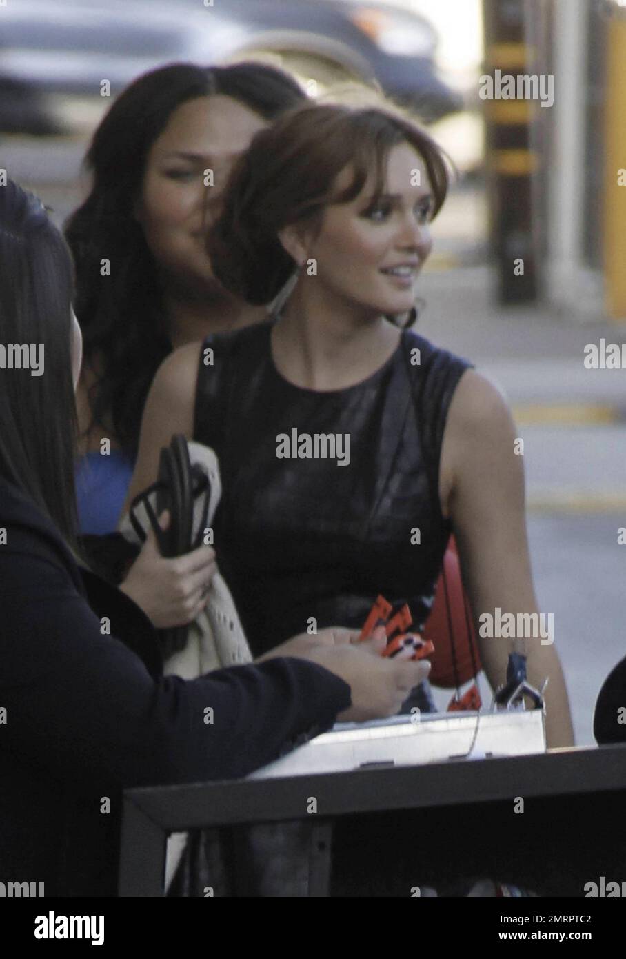 'Gossip Girl' star Leighton Meester was seen arriving at the 'Jimmy ...