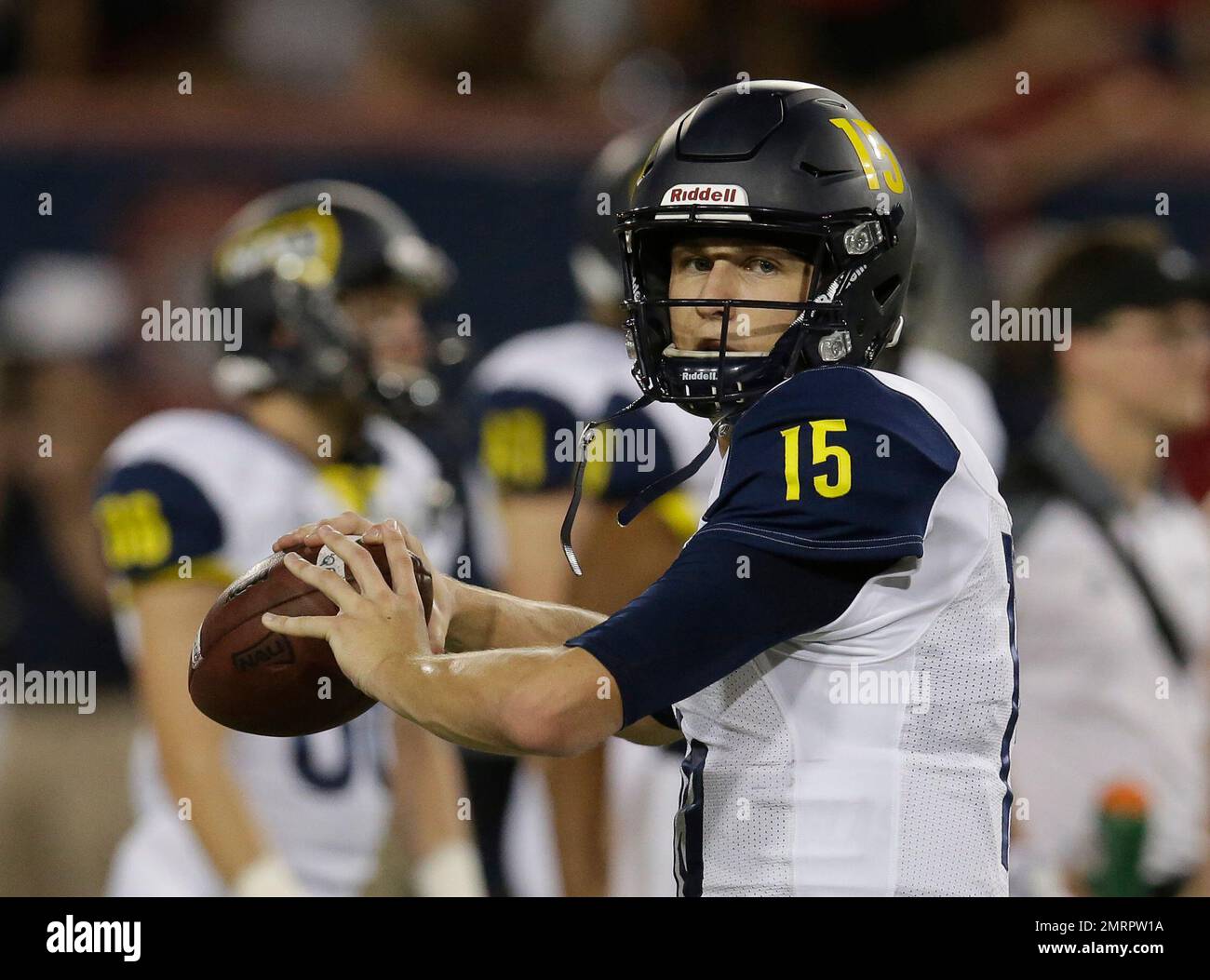 Northern Arizona quarterback Case Cookus (15) in the first half during ... Northern Arizona quarterback Case Cookus (15) in the first half during ...