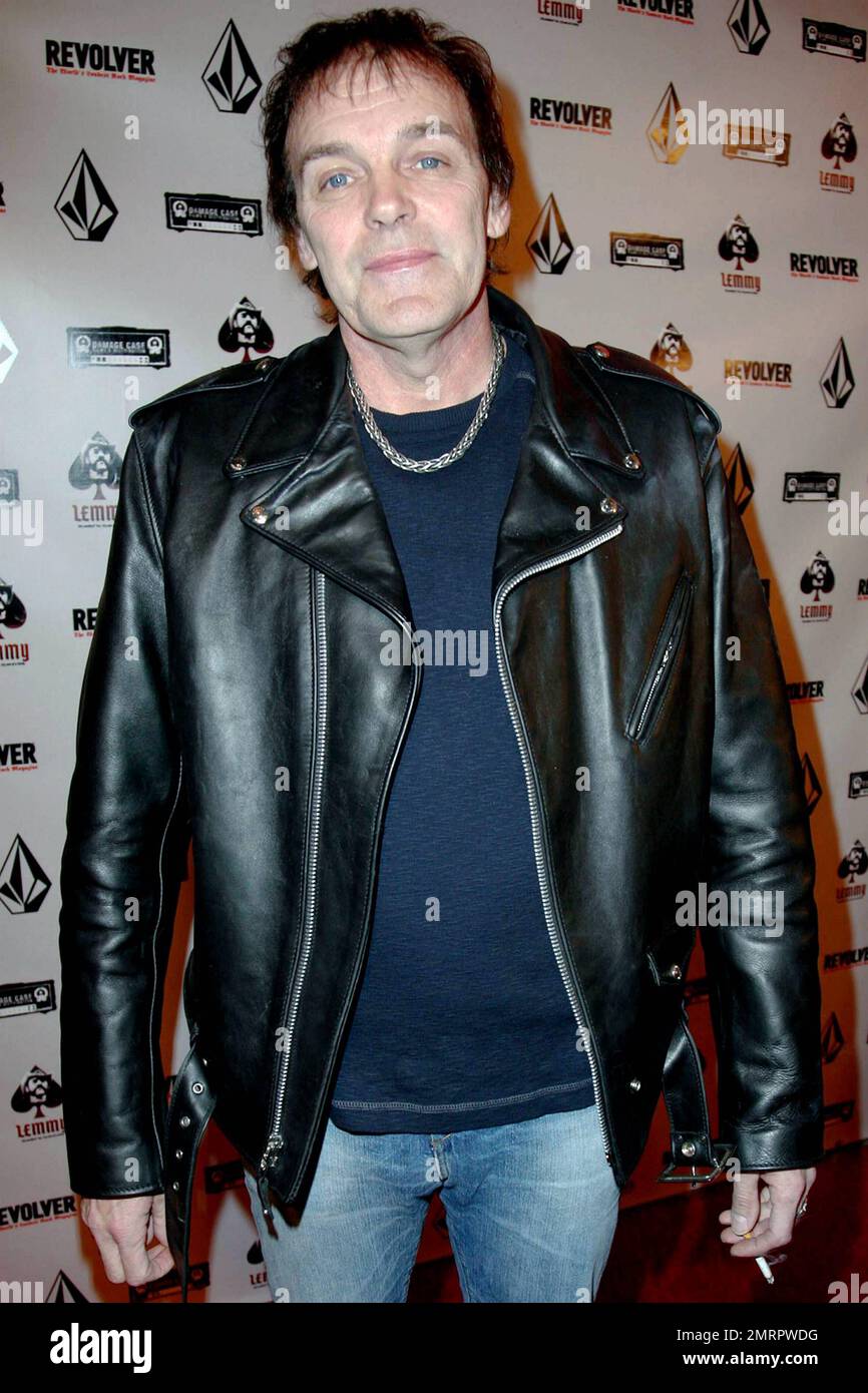 Richie Ramone (aka Richard Reinhardt) attends the premiere of "LEMMY ...