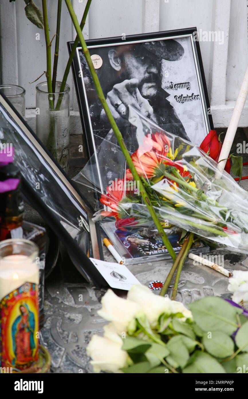 Fans turned out to honor Lemmy Kilmister of Motorhead during his ...