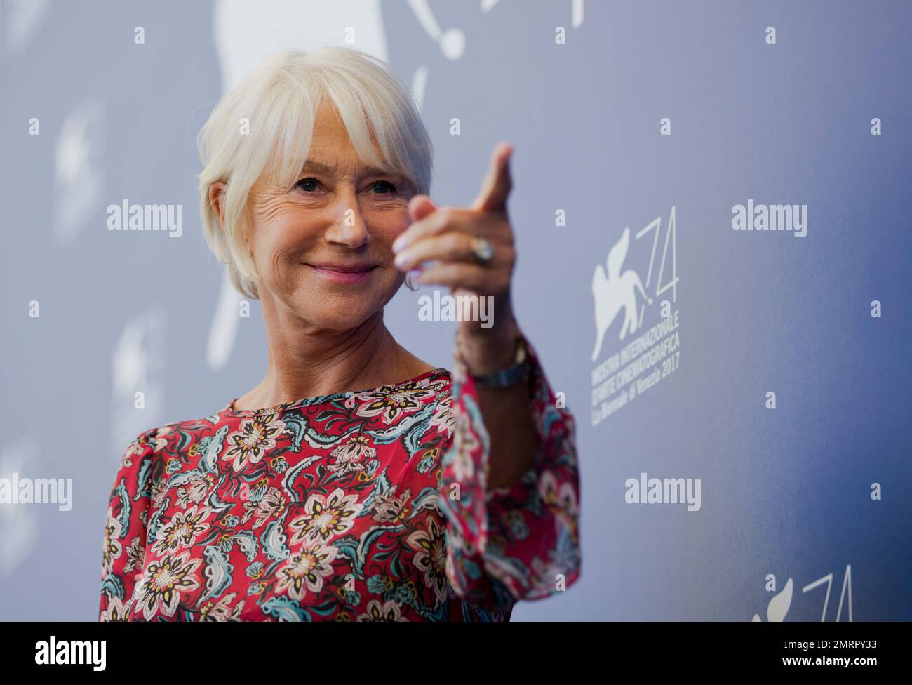 Actress Helen Mirren poses during a photo call for the film "The ...
