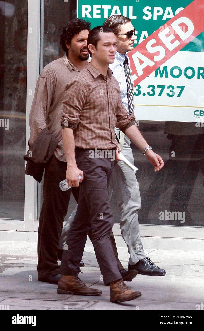 Joseph gordon levitt leonardo dicaprio inception hi-res stock ...