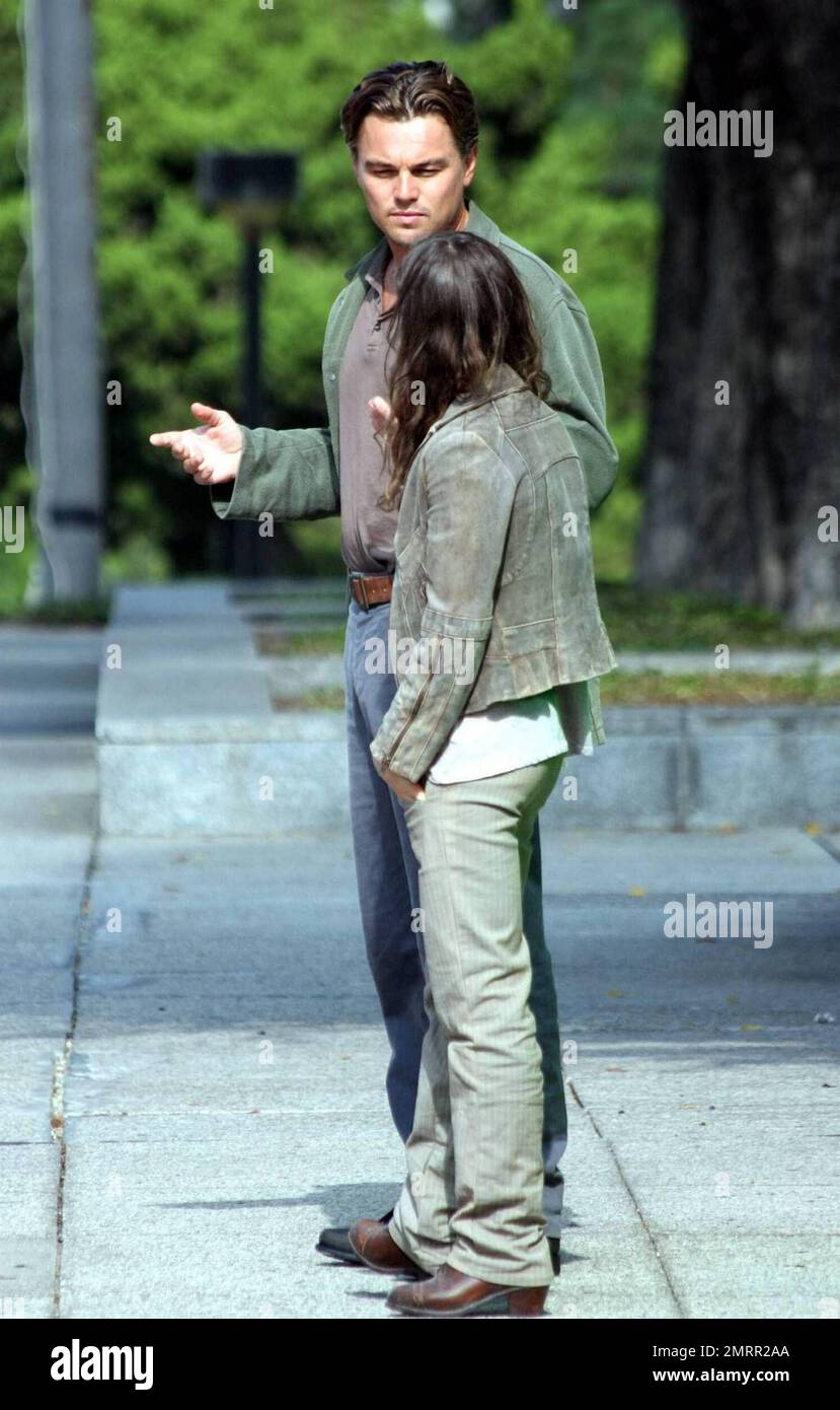 Leonardo DiCaprio and Ellen Page film scenes for their upcoming film ...