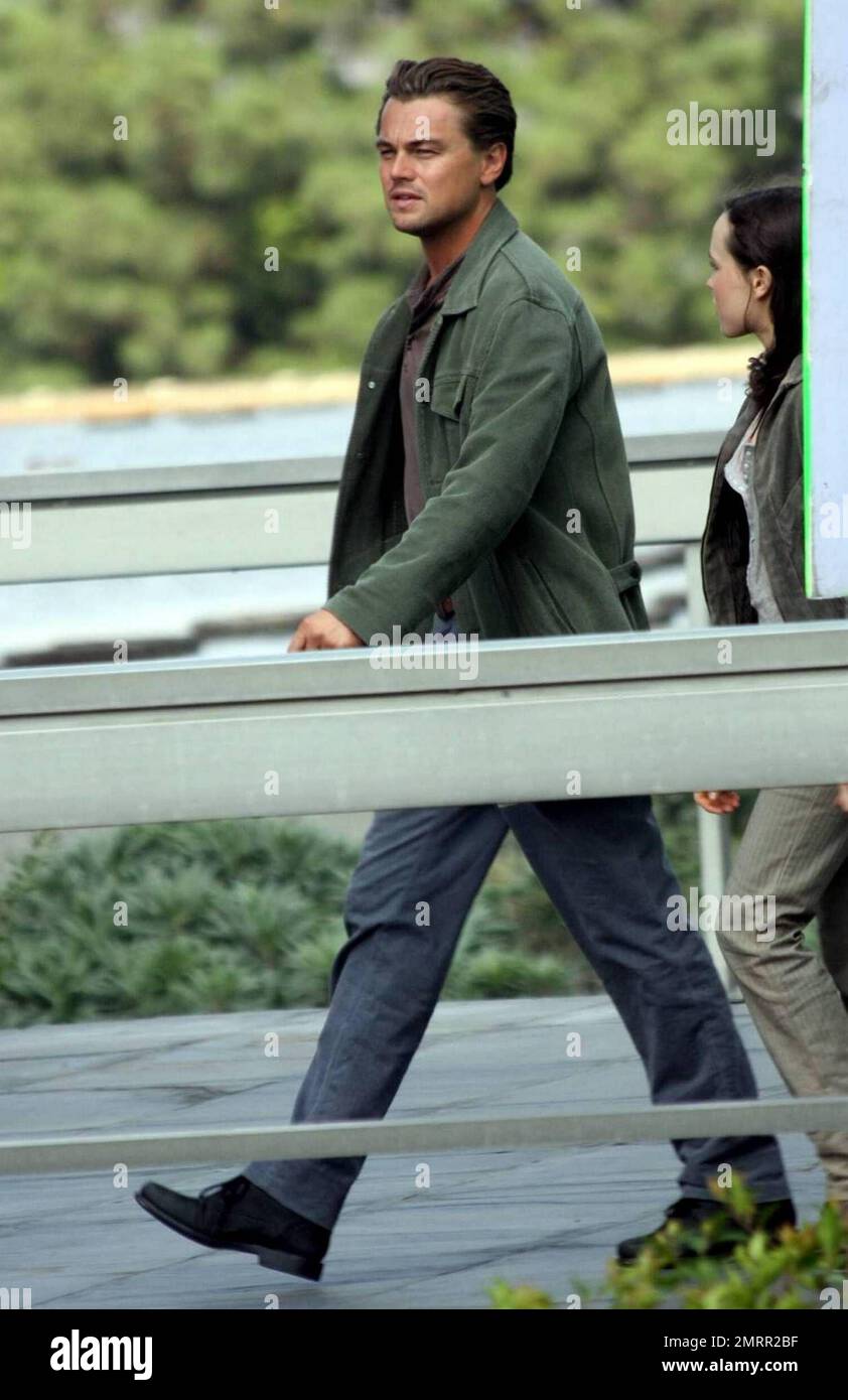 Leonardo DiCaprio and Ellen Page film scenes for their upcoming film ...