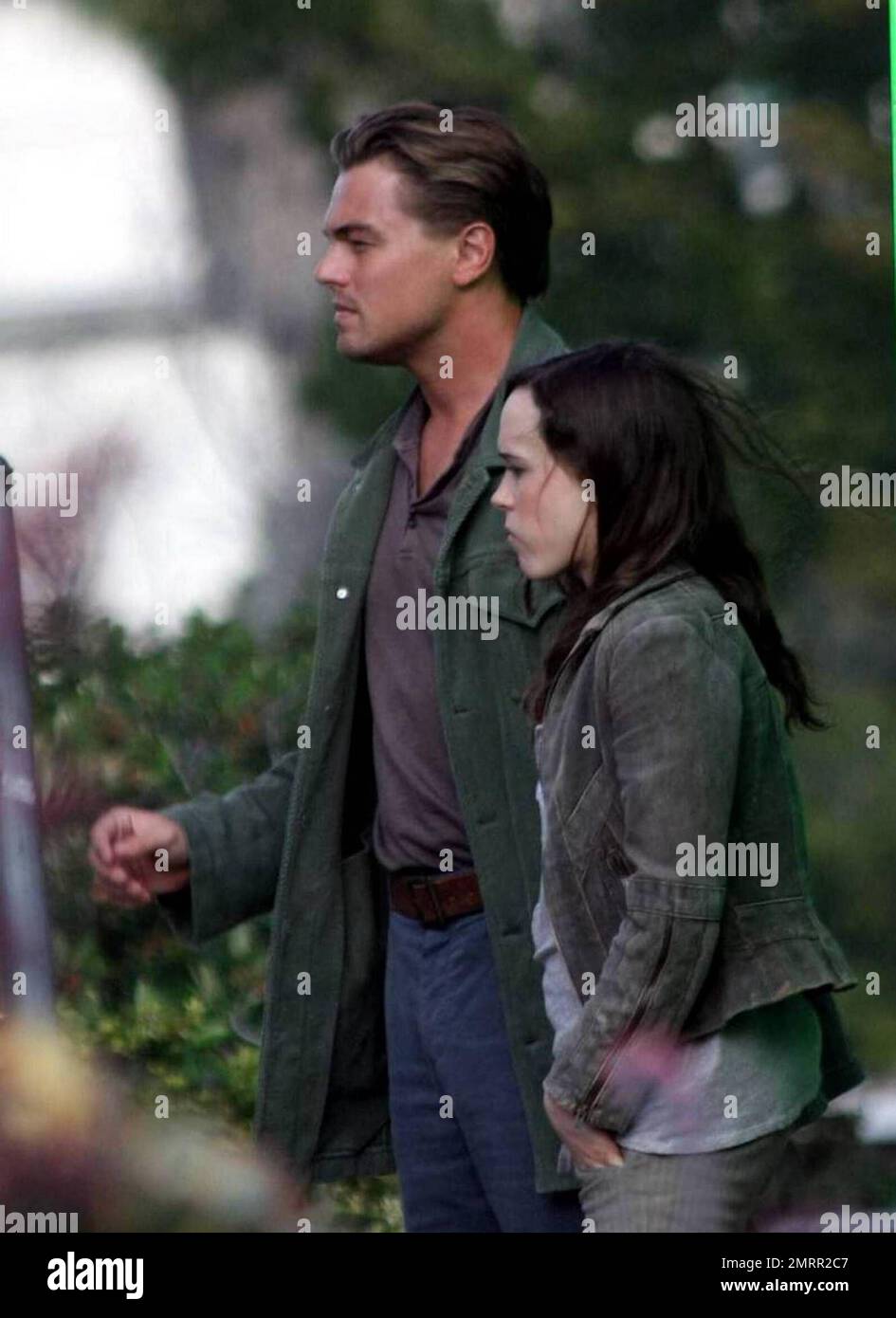 Leonardo DiCaprio and Ellen Page film scenes for their upcoming film ...